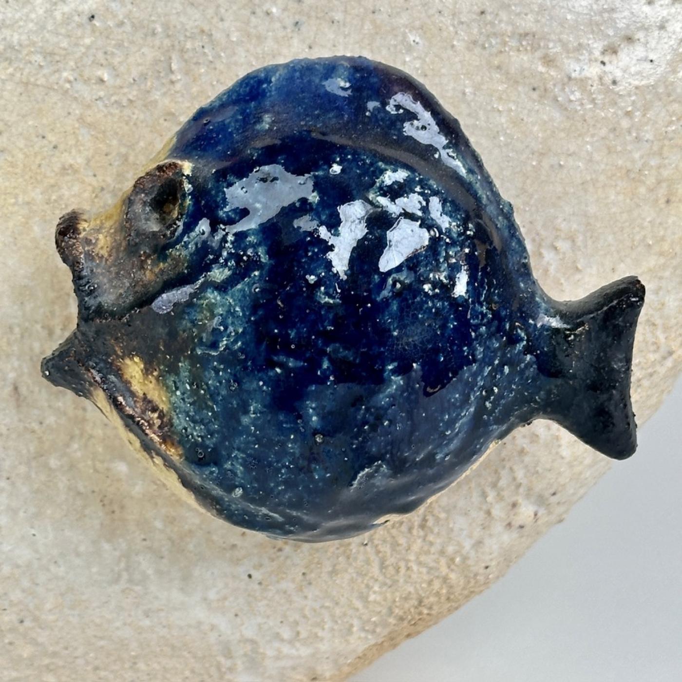 Ivo De Santis - Mid-Century Modern Italian Glazed Ceramic Fish ...