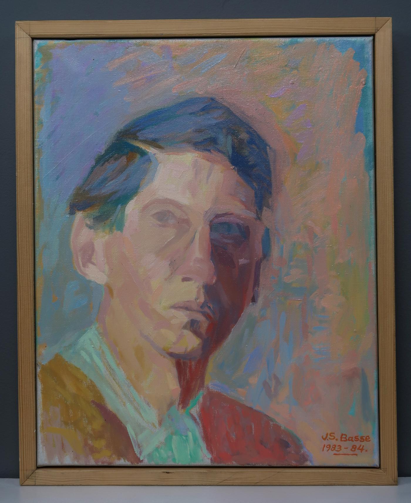 Jørgen Stenberg Basse (b.1936) Self Portrait c.1984, Danish