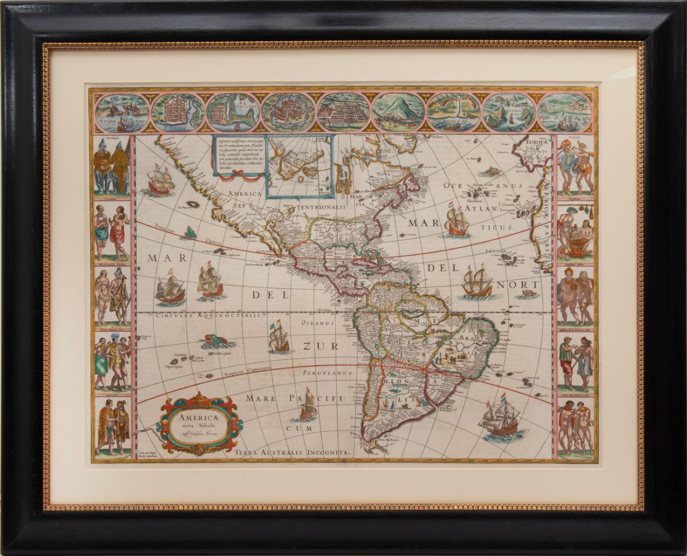 JOHANNES BLAEU - Set of World & Four Continents - BLAEU, Johannes.