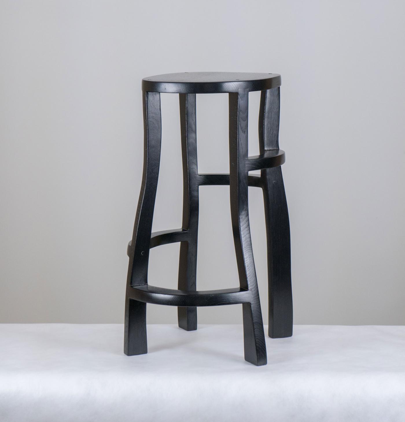 Jacques Jarrige - Sculpted Bar Stools by Jacques Jarrige