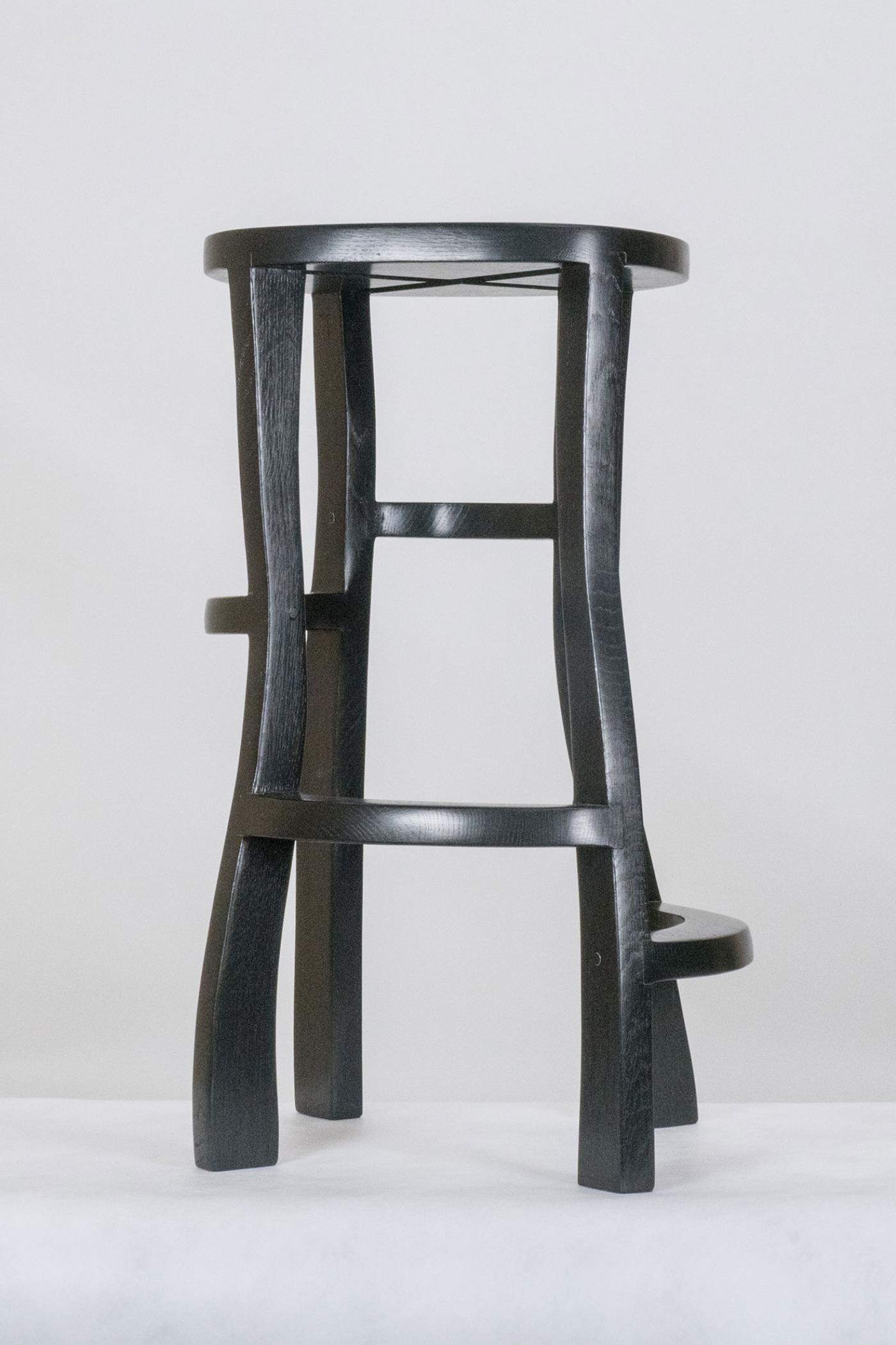 Jacques Jarrige - Sculpted Bar Stools by Jacques Jarrige