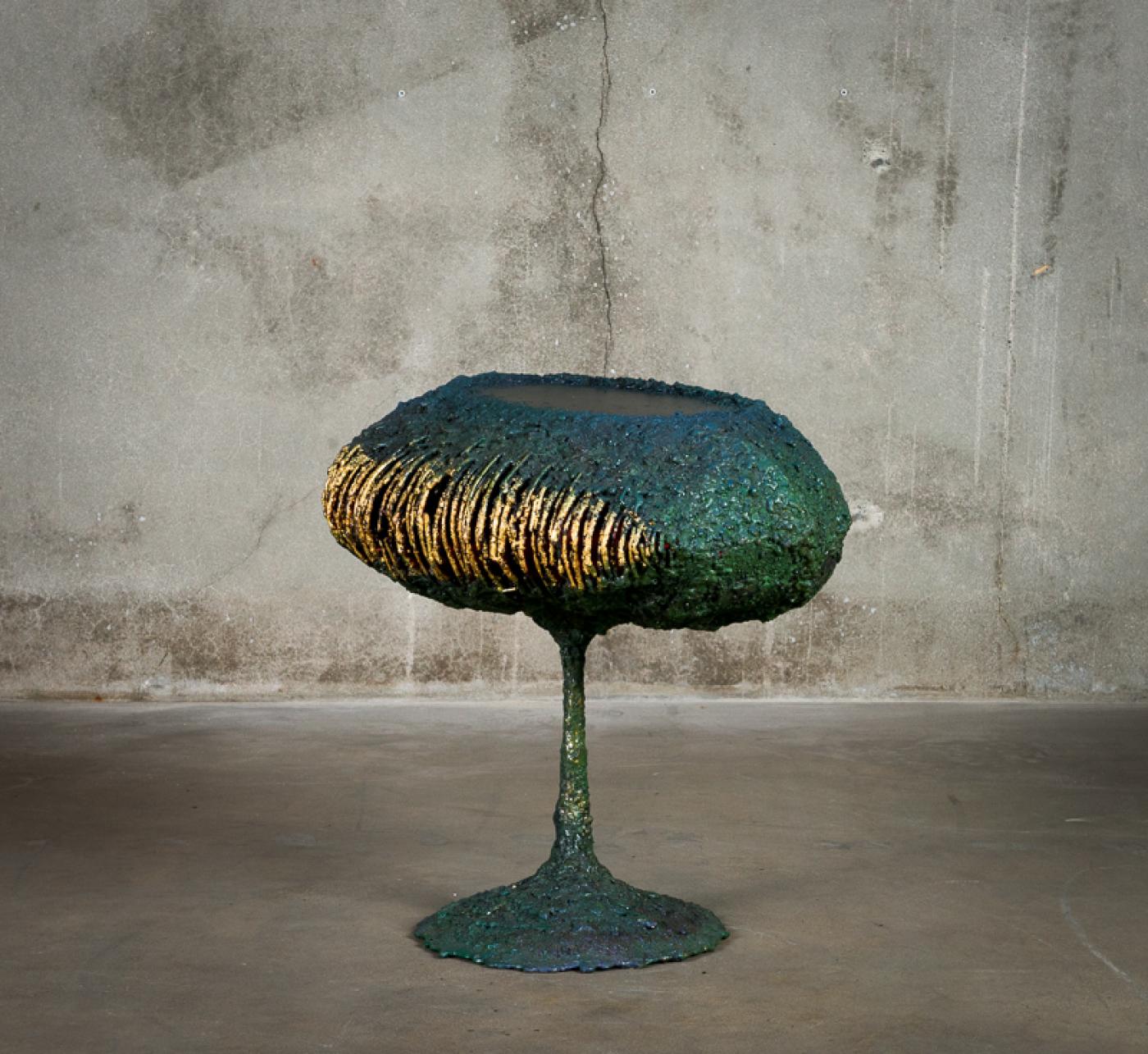 James Anthony Bearden - James Bearden Cavernous Side Table