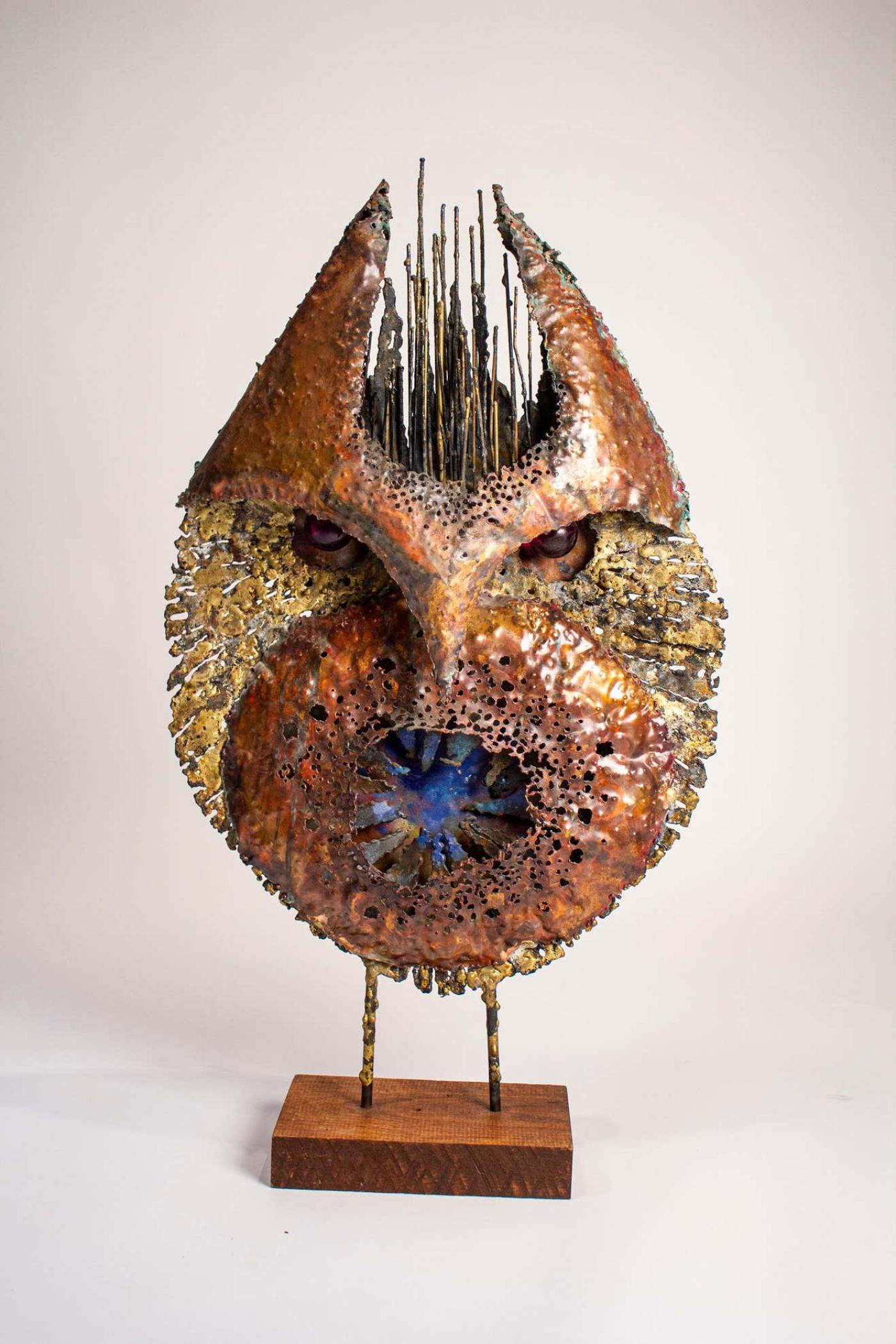 James Anthony Bearden - James Bearden Large Scale Brutalist Owl ...