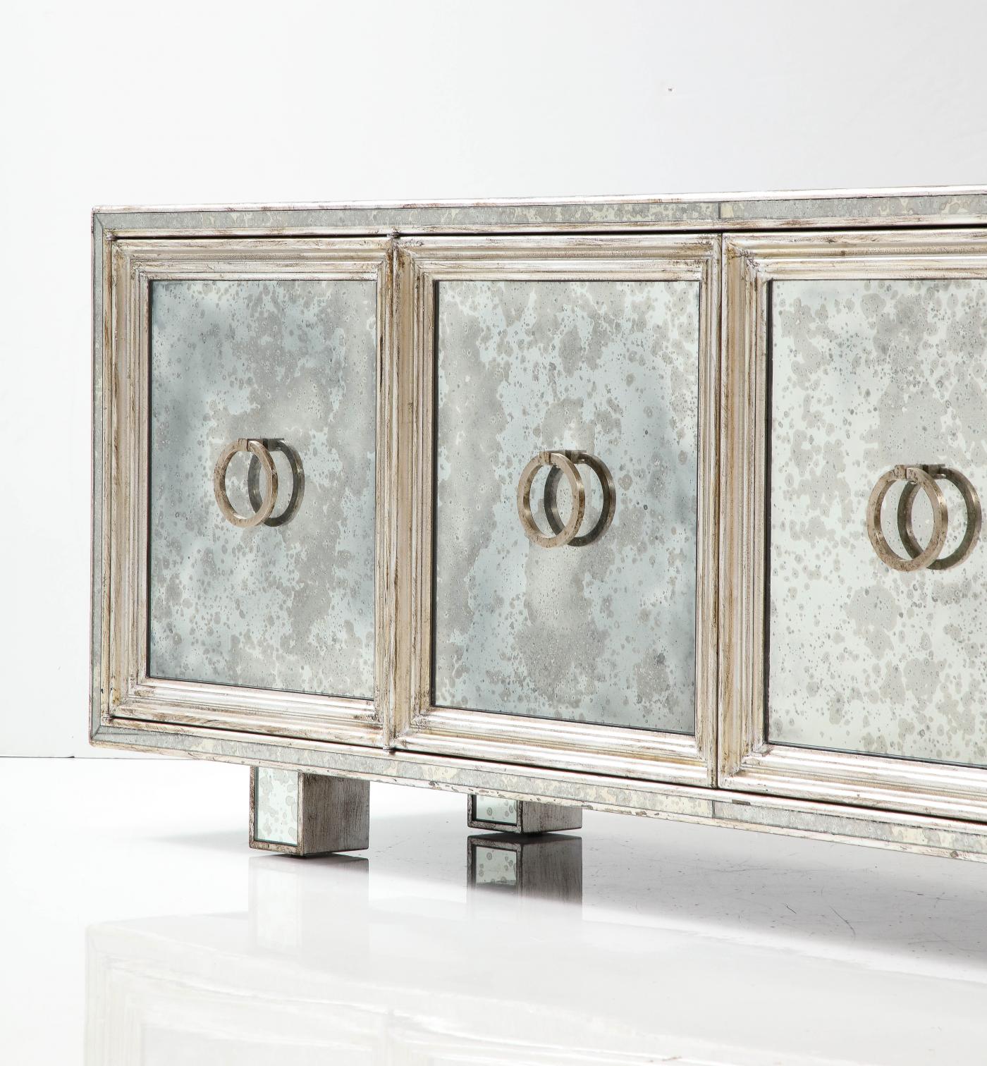 James Mont - James Mont Influenced Custom Mirror Credenza