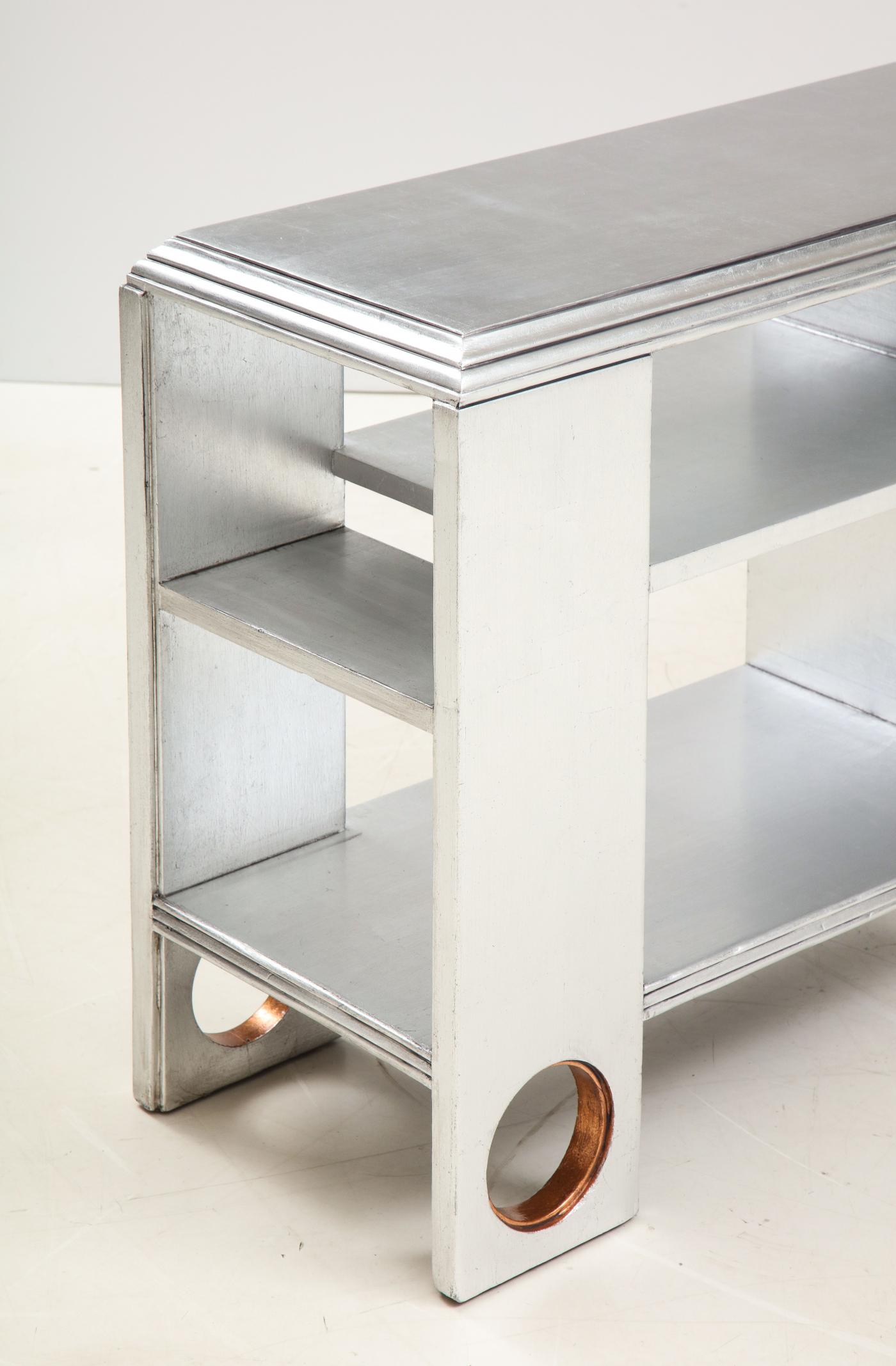 James Mont - James Mont Silver Leaf Console