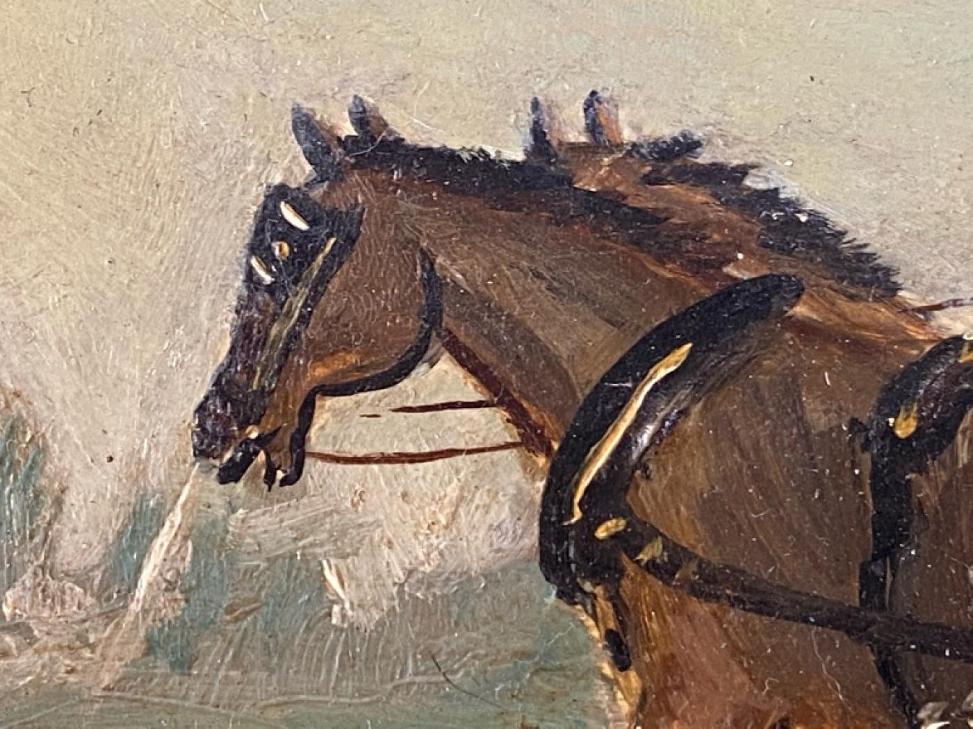 James Pollard - HORSE DRAWN STAGECOACH PAINTING SIGNED BY JAMES POLLARD