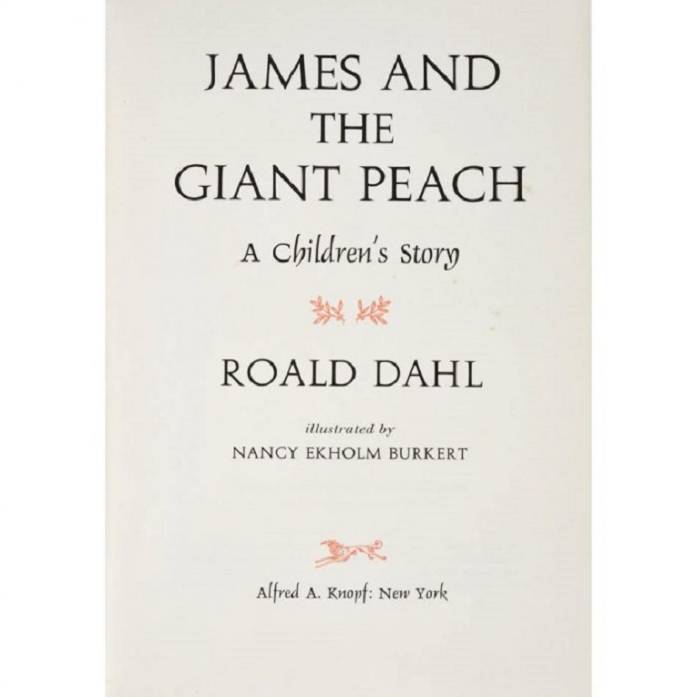 Roald Dahl - James and the Giant Peach. by ROALD DAHL