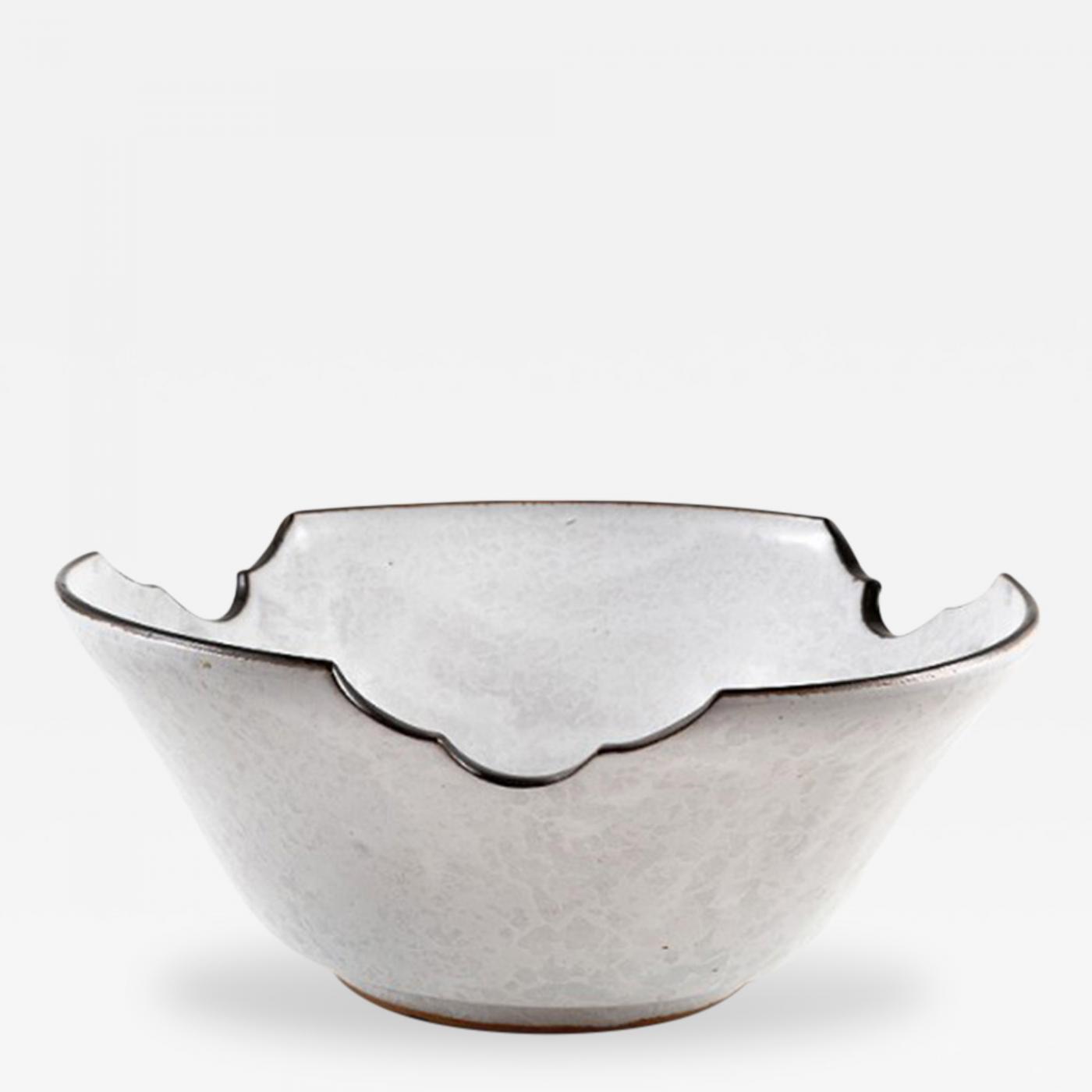 Japanese Mid Century Modern Art Studio Pottery Bowl