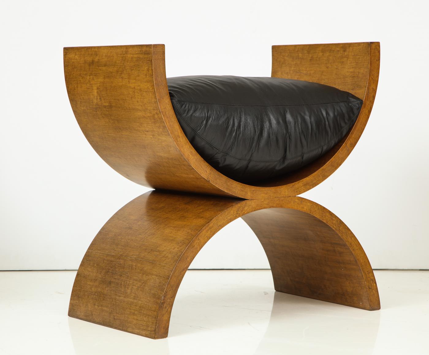 Jay Spectre - Curule Benches by Jay Spectre (Set of 4)