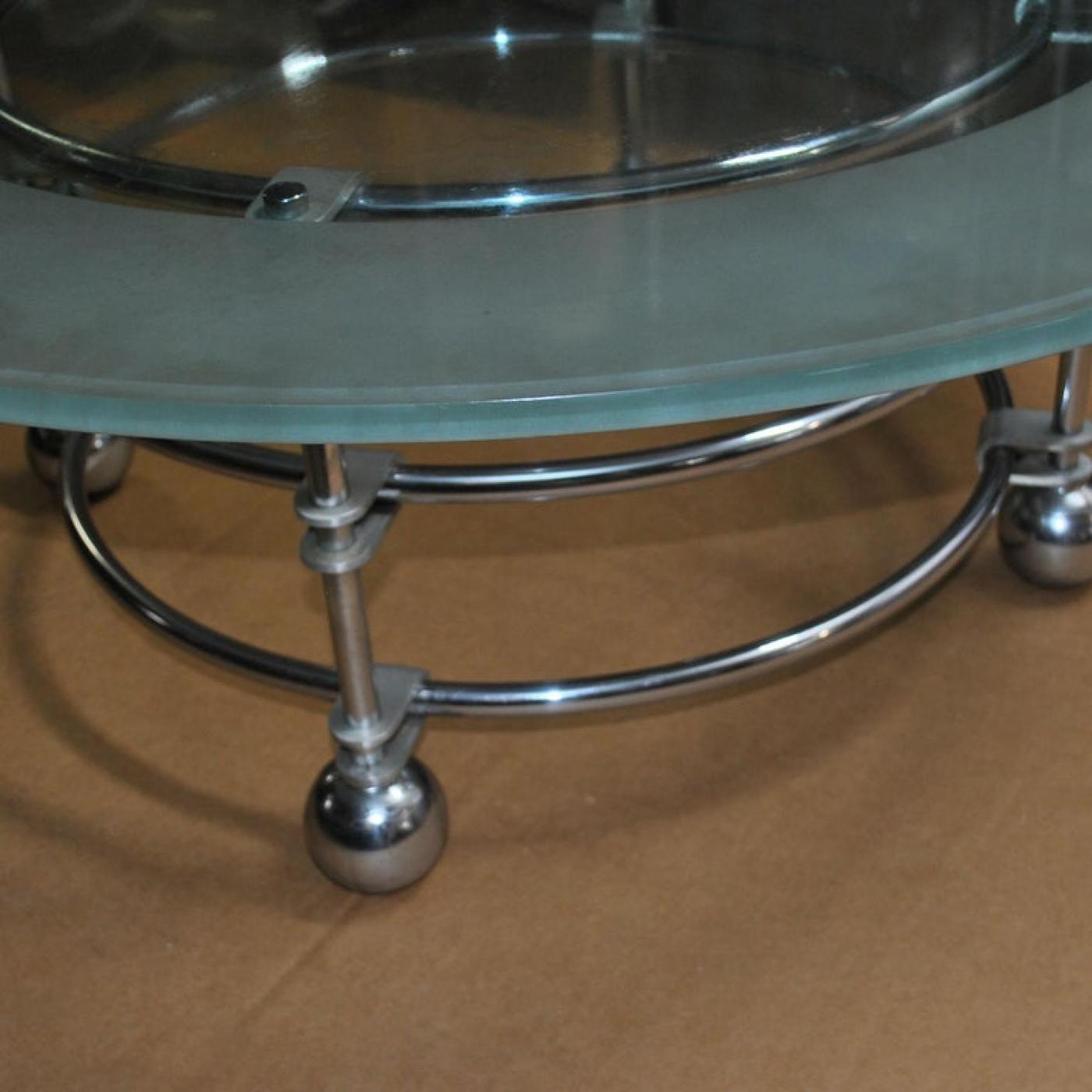 Jay Spectre - Jay Spectre for Century Furniture Chrome and Glass Coffee ...