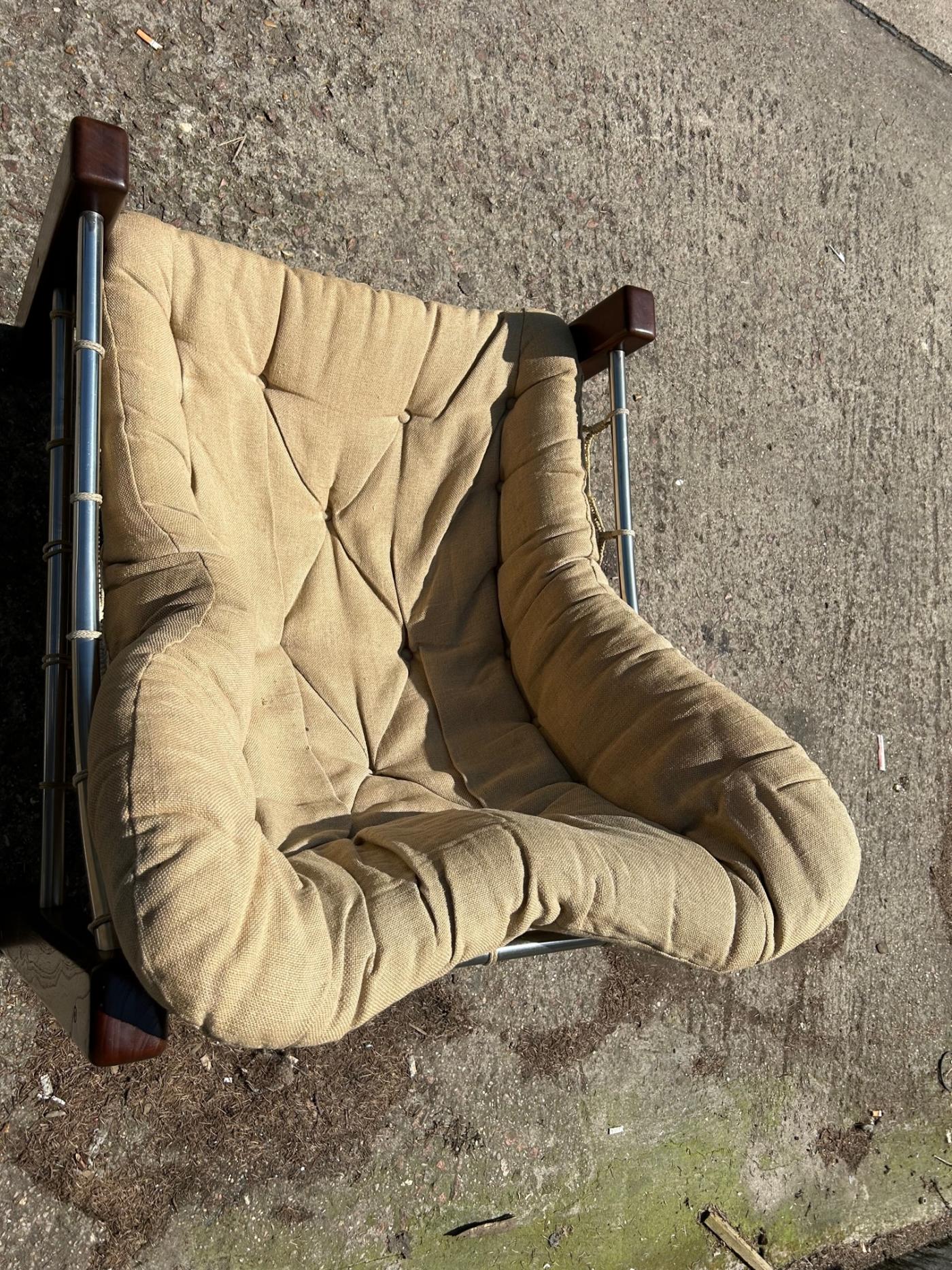 Jean Gillon - "Amazonas" armchair by Jean Gillon for Italma Wood Art ...