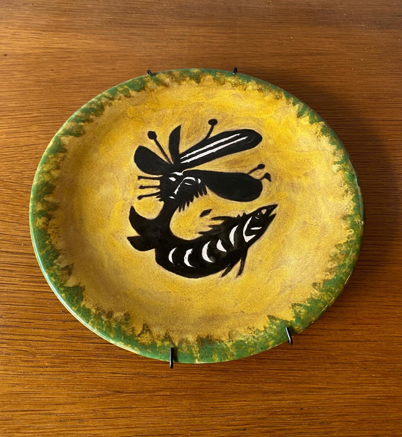 Jean Lurcat / Jean Lurçat - Set of three ceramic plates by Jean Lurçat ...