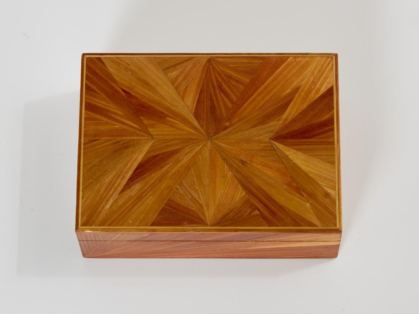 Jean-Michel Frank - Jean-Michel Franck straw marquetry box 1930