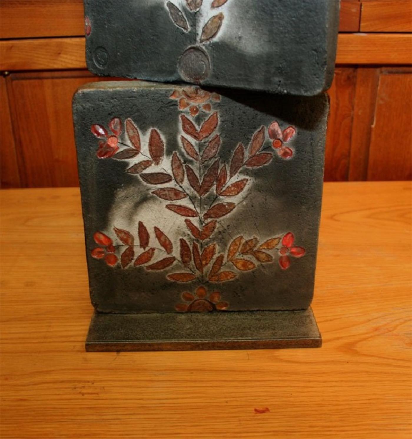 Jean-Paul Bonnet - "Proverb 5" Ceramic Tile Sculpture by Jean-Paul Bonnet