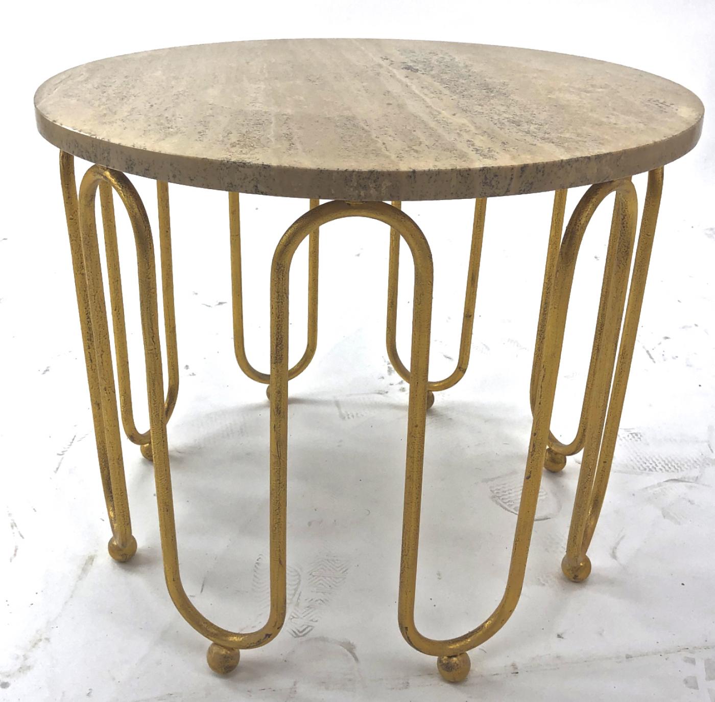 Jean Royère - Jean Royere attributed wave round coffee table