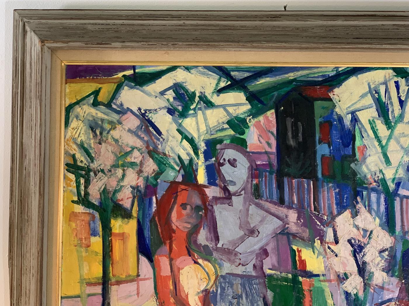 Jean Schuler - JEAN SCHULER COLORFUL ABSTRACT PAINTING