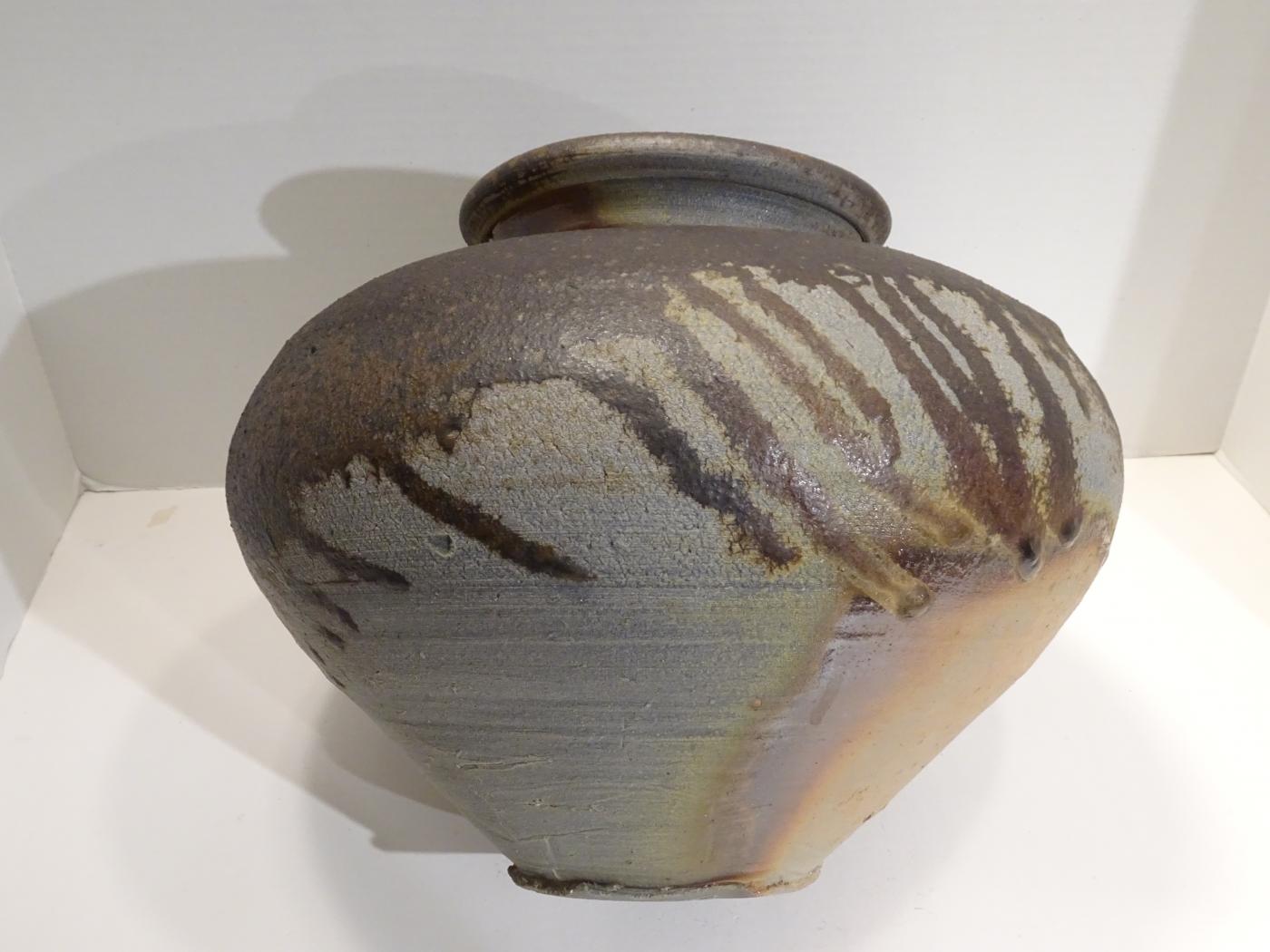Jeff Shapiro - Large Art Pottery Vase in the Japanese Taste by Jeff ...