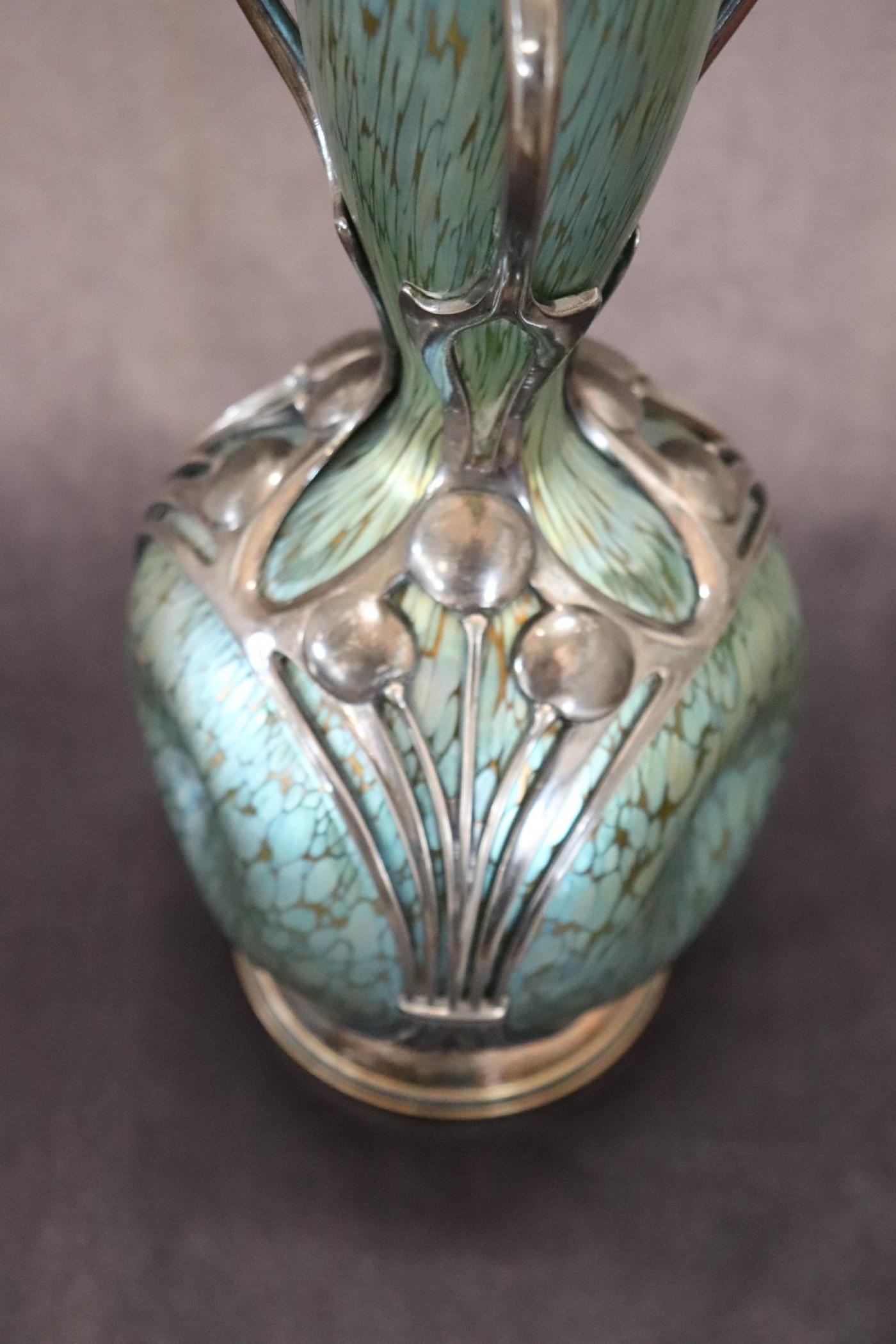 Johann Lötz Witwe - Important Vase Art Nouveau by Moritz Hacker and ...