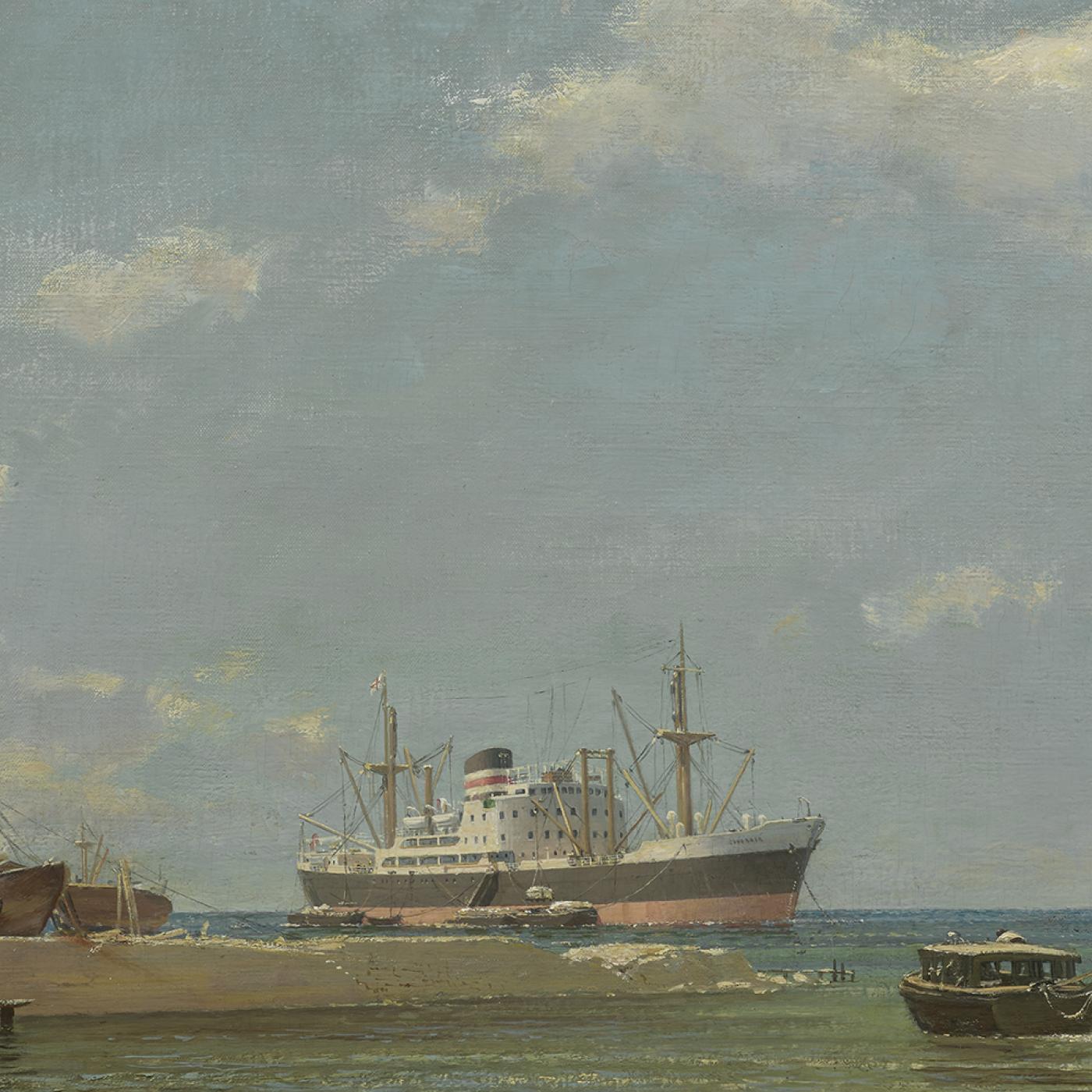 John Stobart - MV Governor at Barbados