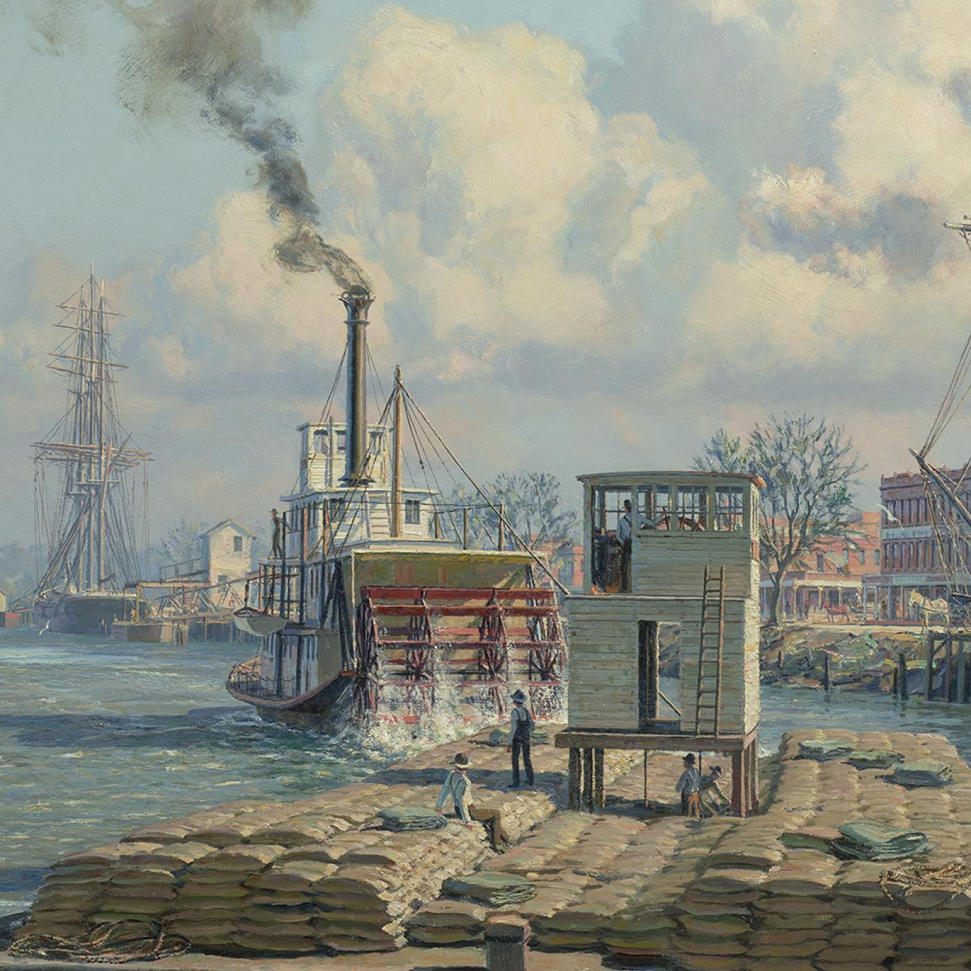 John Stobart - Sacramento: The Celebrated River Steamer "Chrysopolis"