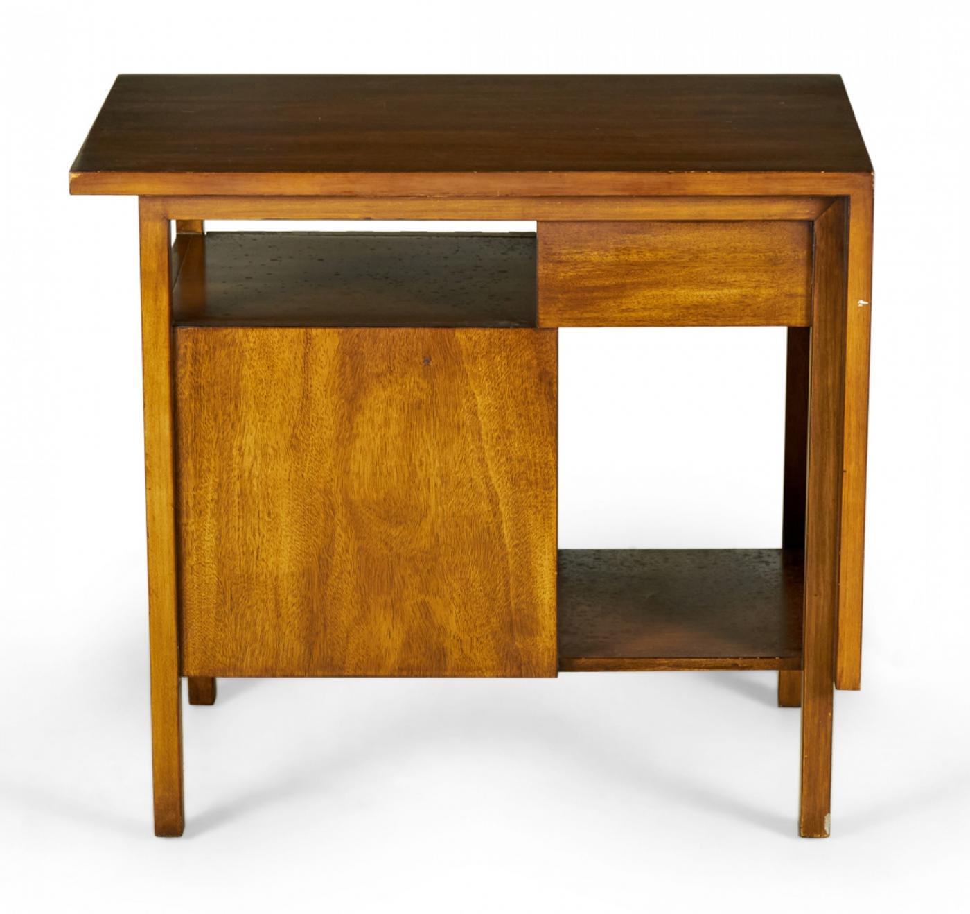 John Stuart - John Stuart American Walnut Slat Front Right Cabinet ...