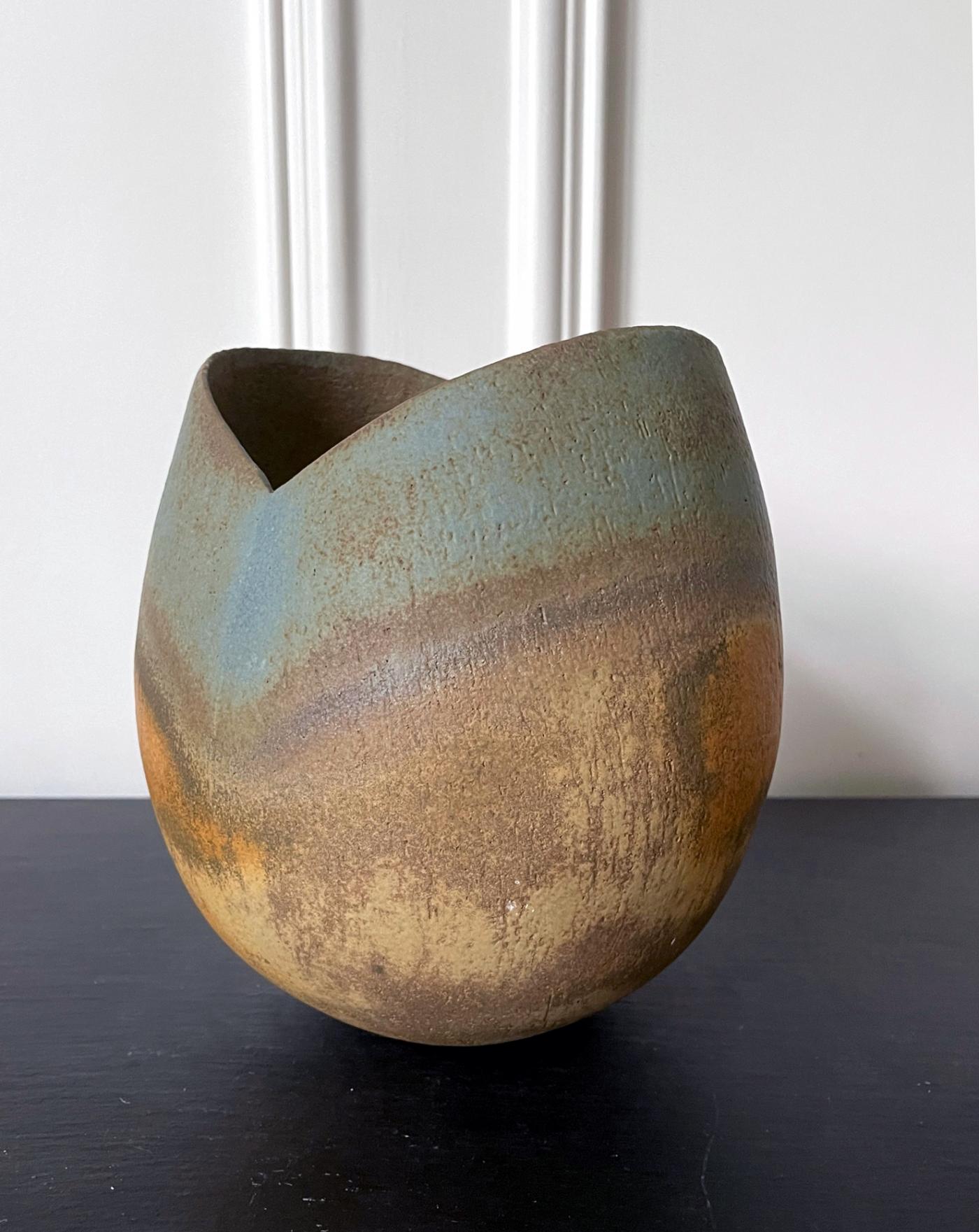 John Ward - Ceramic Vase Vessel by British Studio Potter John Ward
