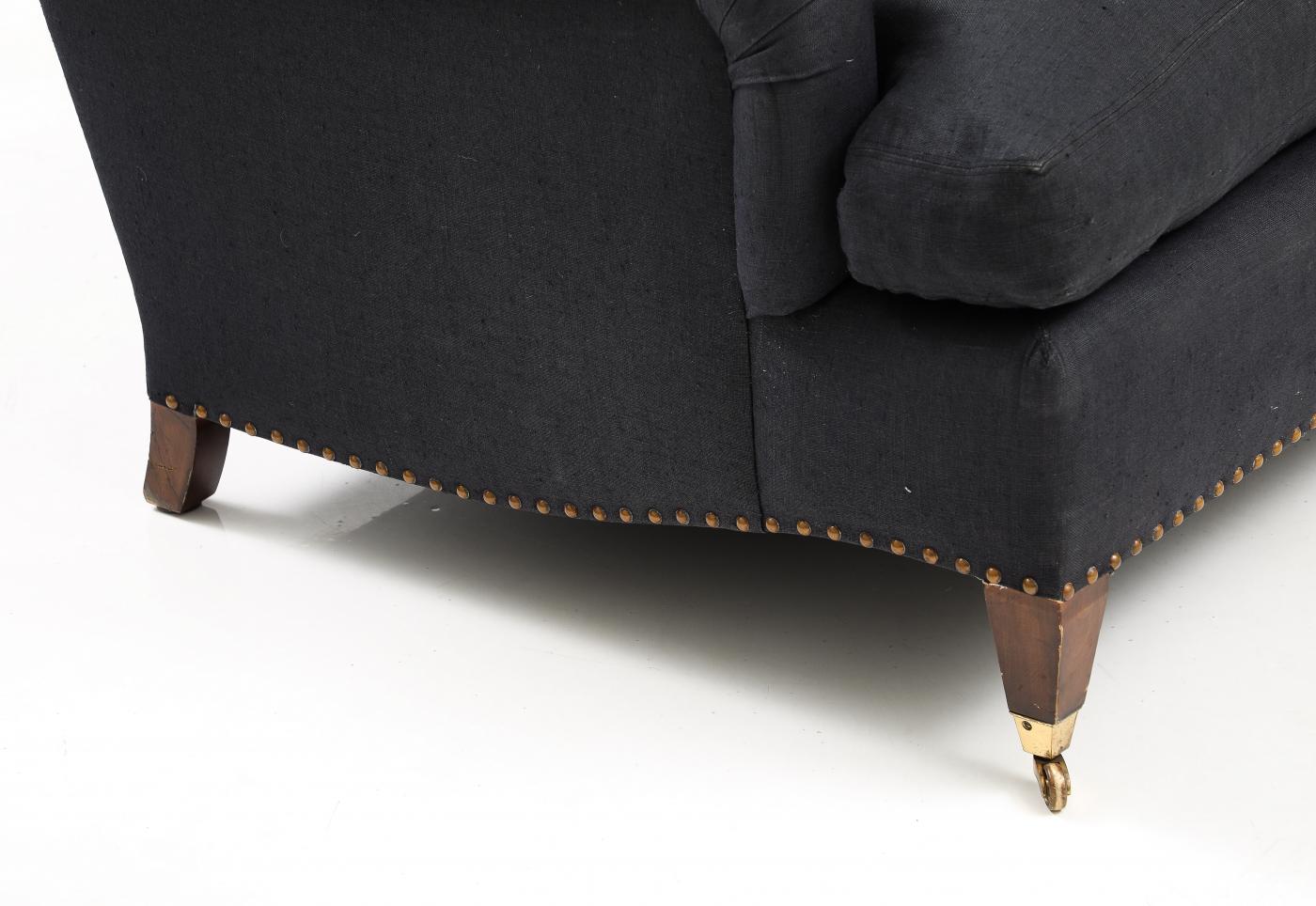 Jonas Upholstery Custom "Rutherford" Roll-Arm Sofa, United States, c. 1990