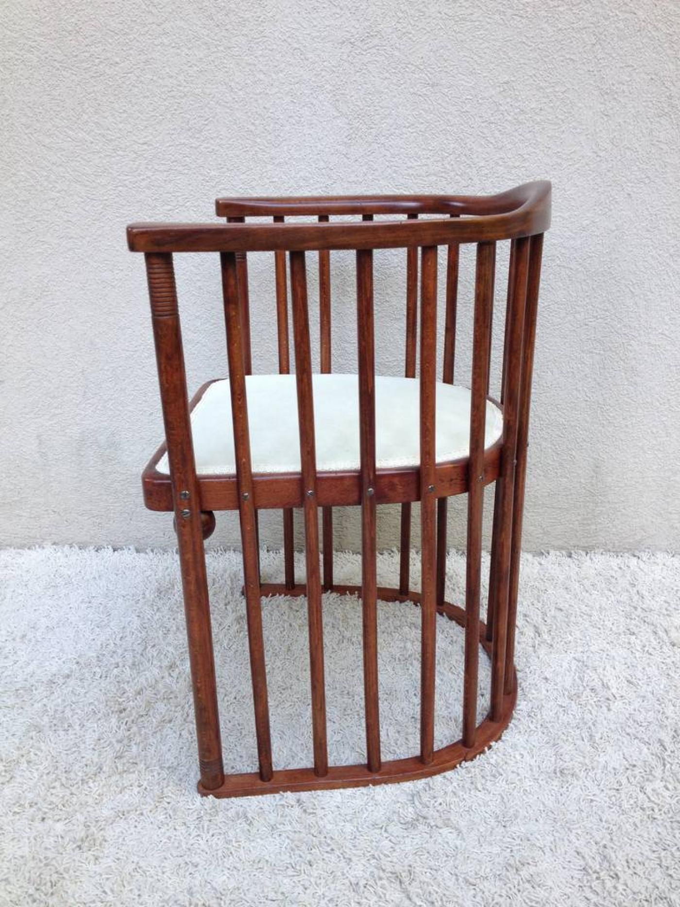 Josef Hoffmann - Joseph Hoffman for Kohn Signed Barrel Chair