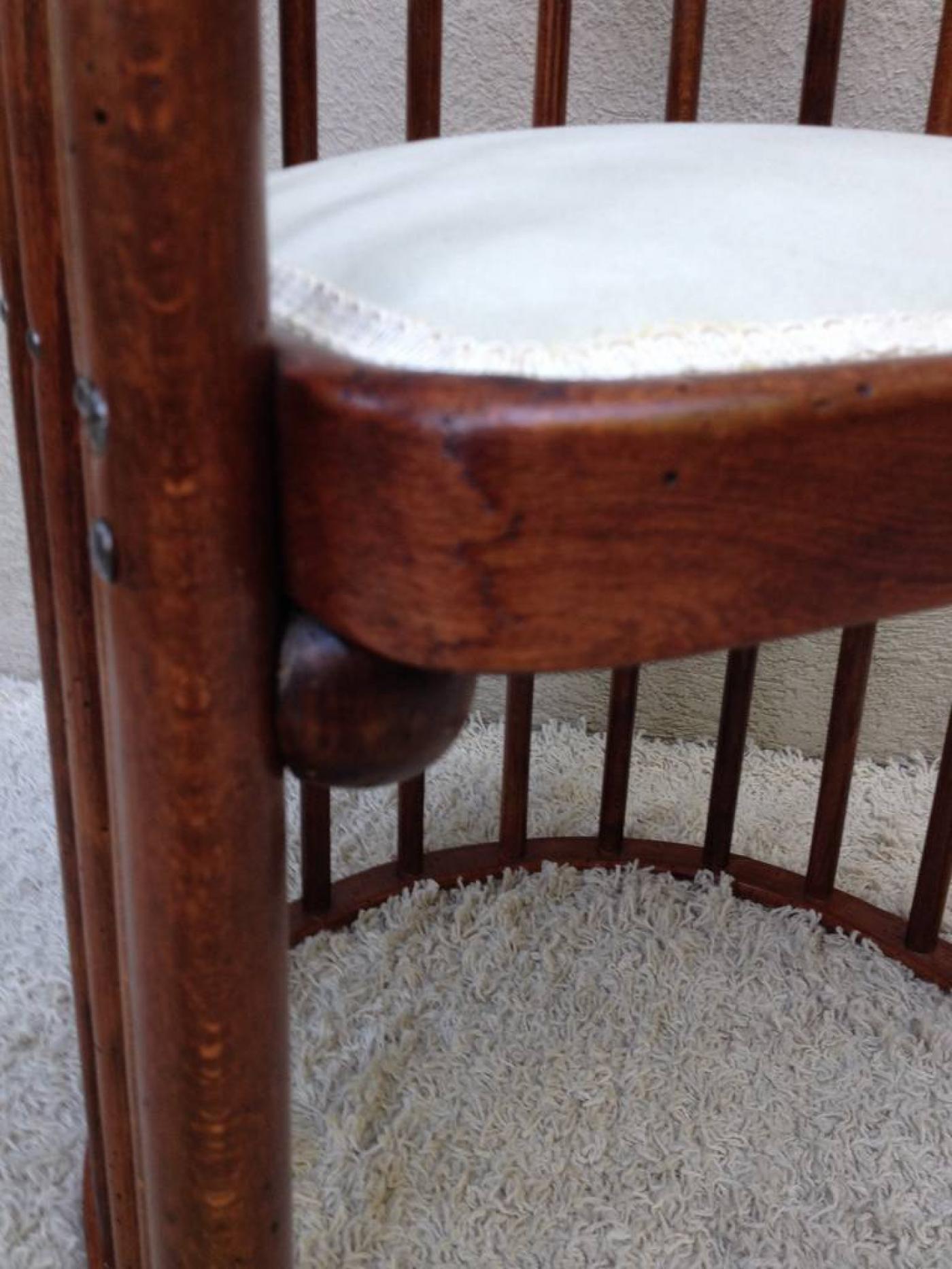 Josef Hoffmann - Joseph Hoffman for Kohn Signed Barrel Chair