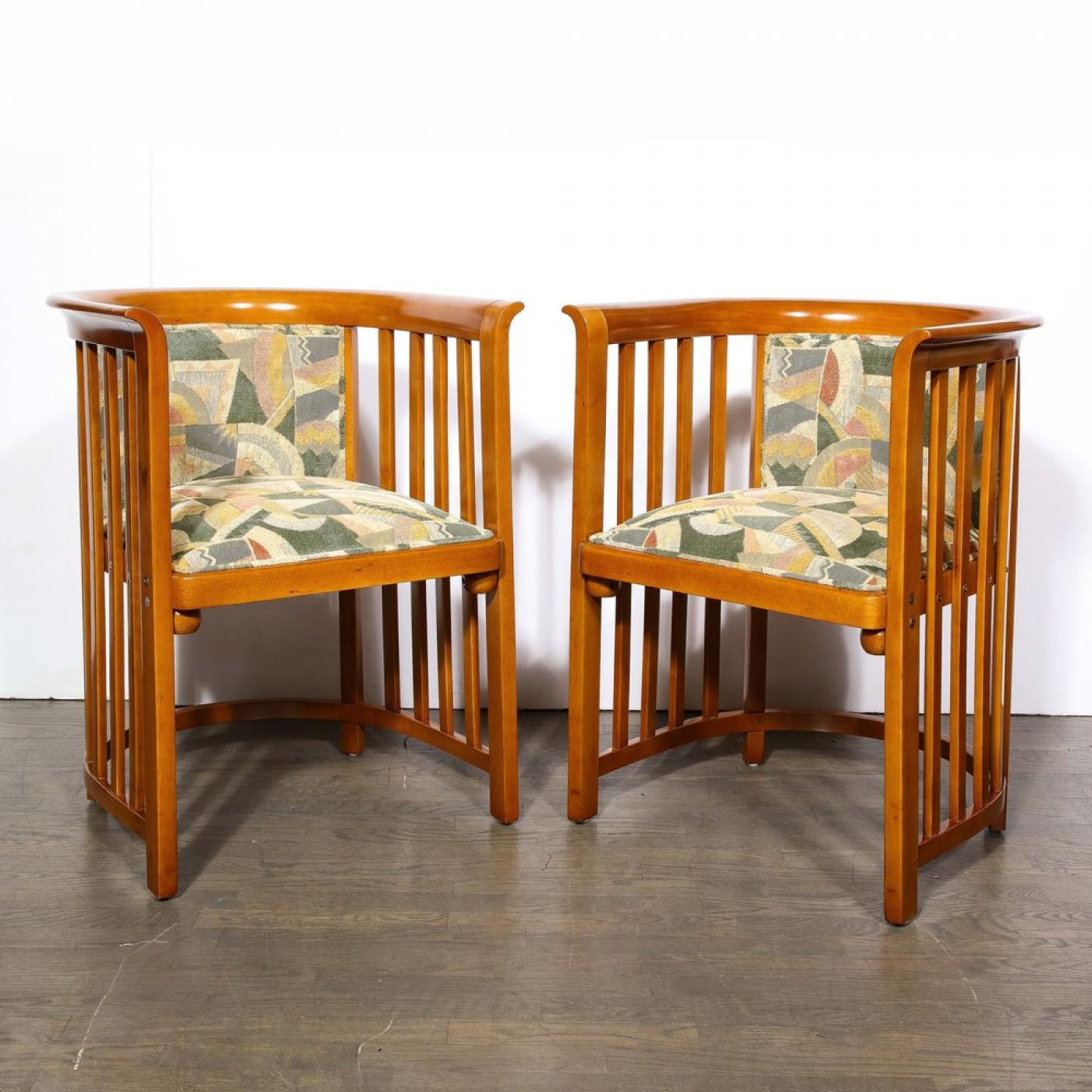 Josef Hoffmann - Three Piece Set by Josef Hoffmann w/ Beech Frame ...