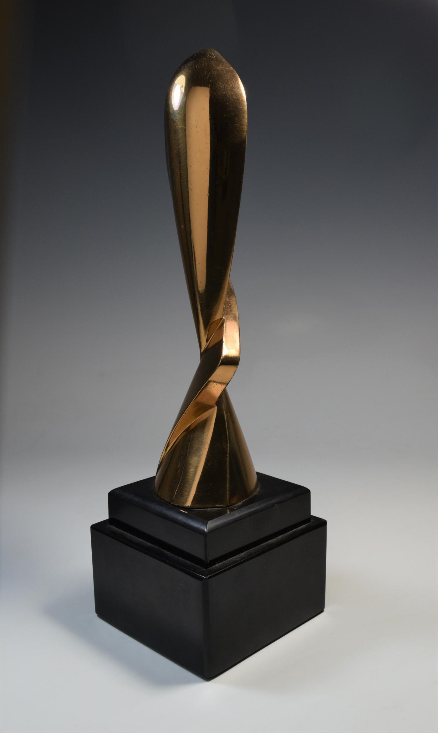 Joseph Domenico Portanova - Futurist Abstract Bronze Space Age Sculpture