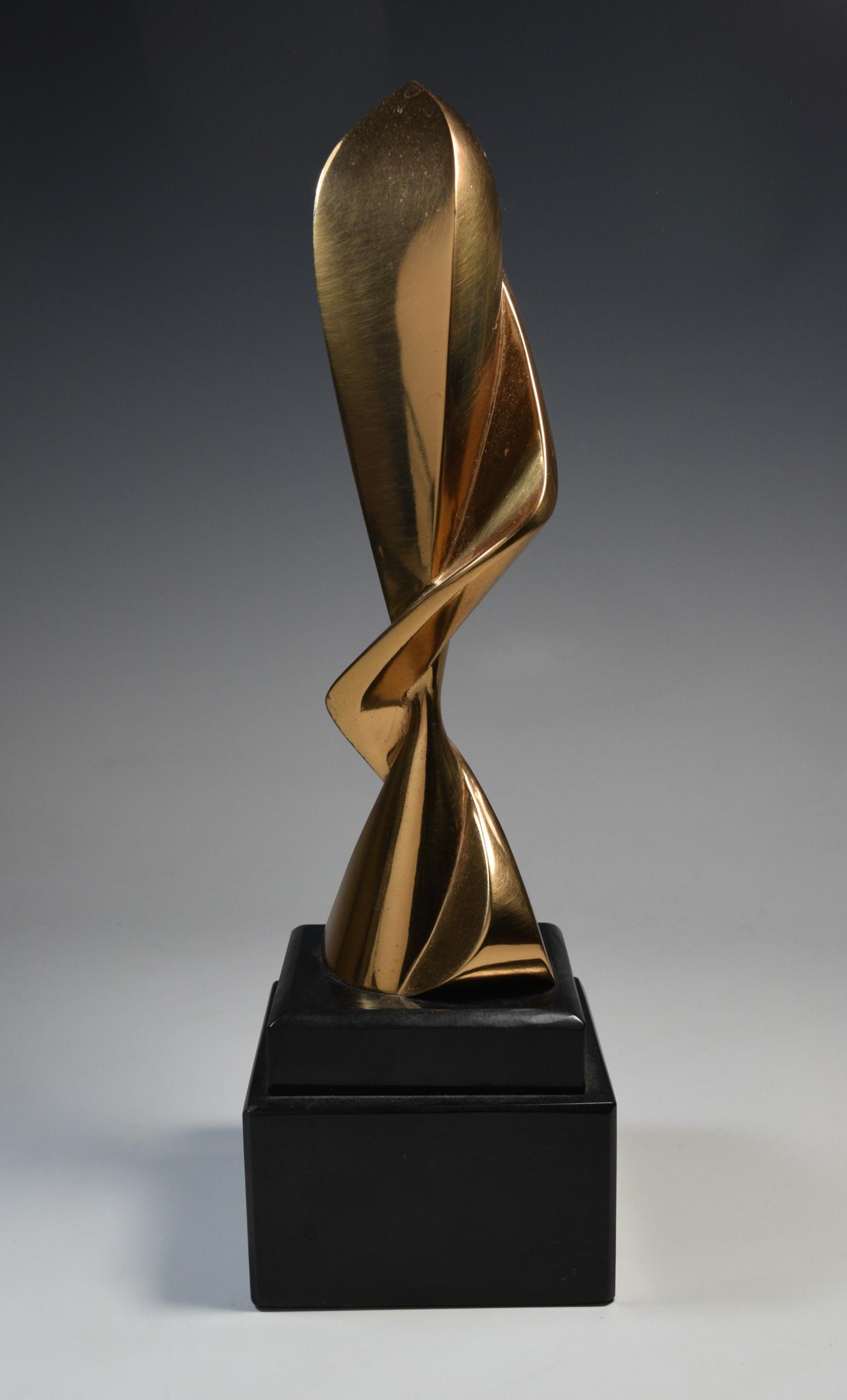 Joseph Domenico Portanova - Futurist Abstract Bronze Space Age Sculpture