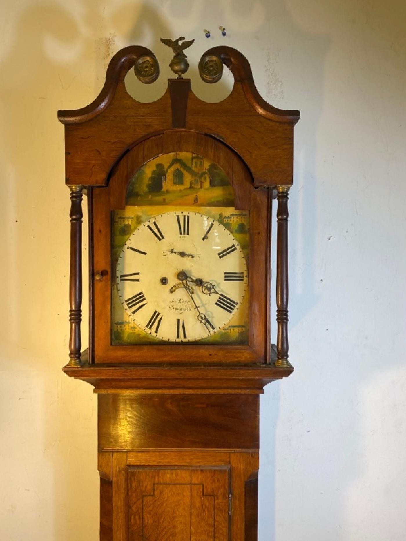 Joseph Kern Swansea - ANTIQUE ENGLISH GRANDFATHER CLOCK BY JOSEPH KERN ...