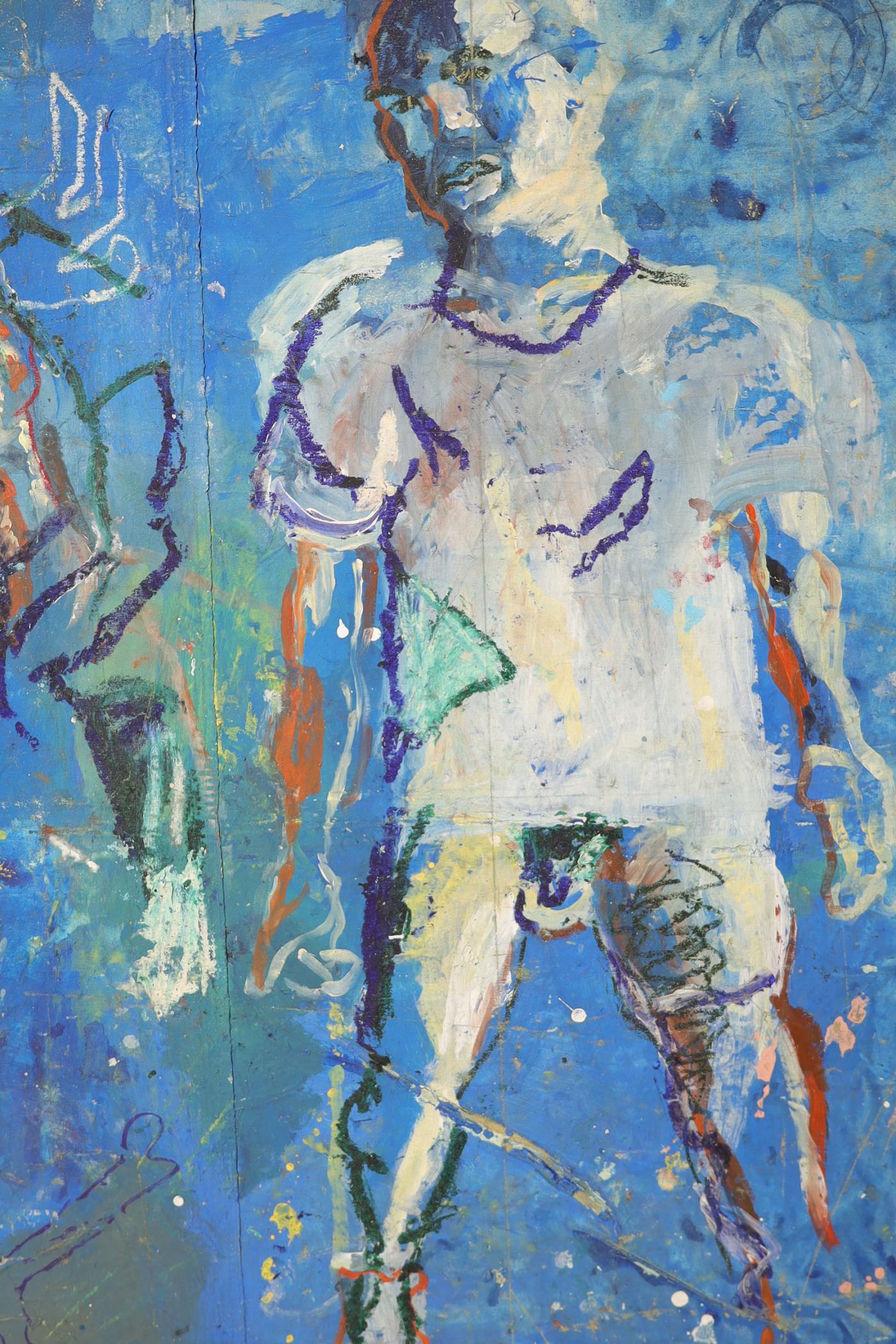 Josh Bayer - Monumental Josh Bayer Original Oil Painting on Canvas ...