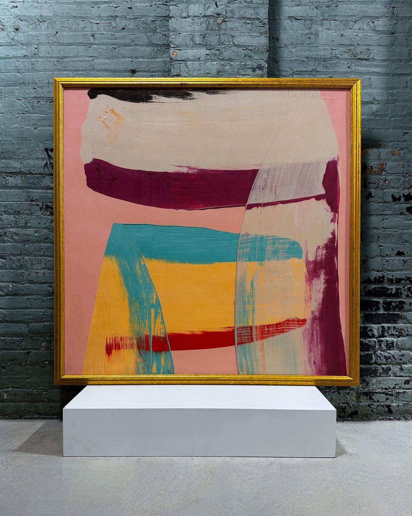 Julia Marc - Julia Marc "Bolder Strokes" Acrylic on Canvas Signed ...
