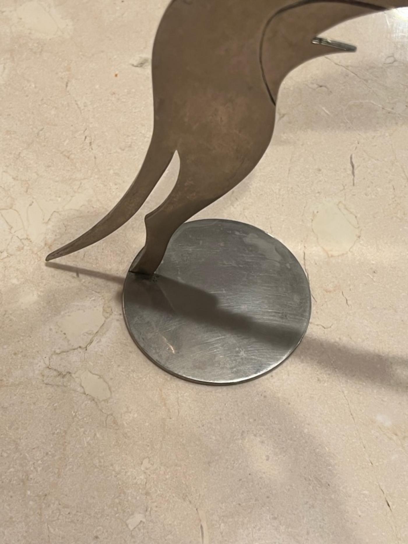 Karl Hagenauer - MODERNIST NICKELED BRONZE GREYHOUND SCULPTURE BY HAGENAUER