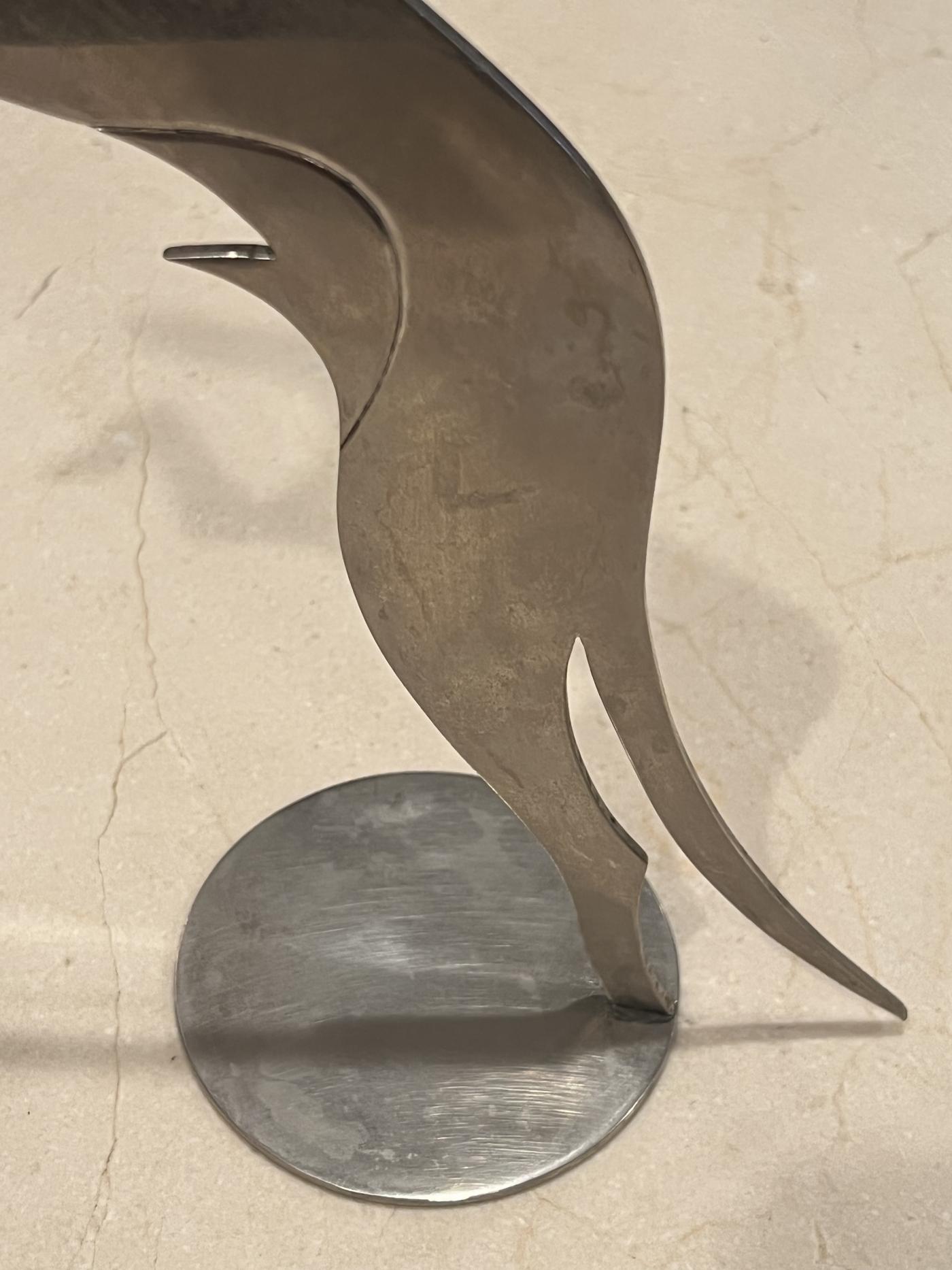 Karl Hagenauer - MODERNIST NICKELED BRONZE GREYHOUND SCULPTURE BY HAGENAUER
