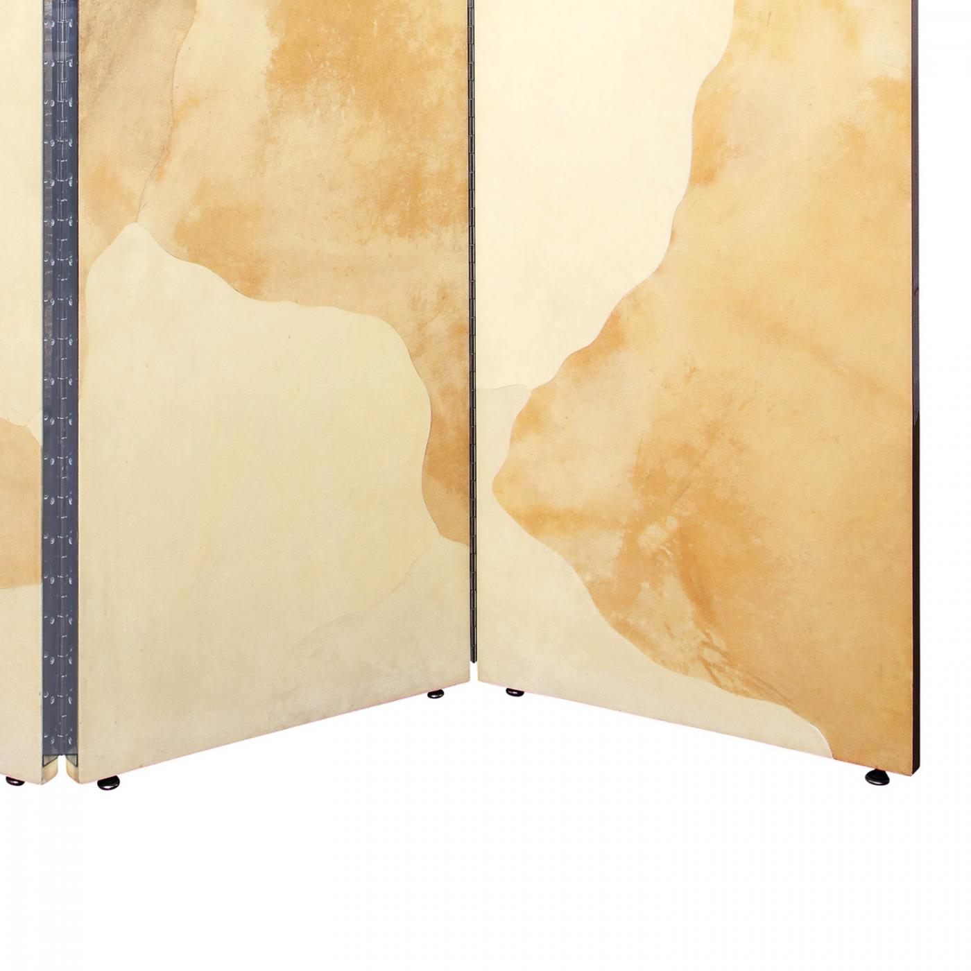 Karl Springer - Karl Springer 3 Panel Screen in Lacquered Goatskin 1970s