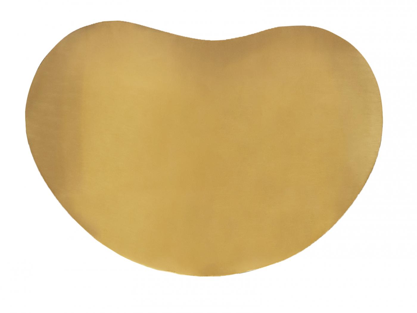 Karl Springer - Karl Springer Iconic "Free Form Table" in Polished Gold ...