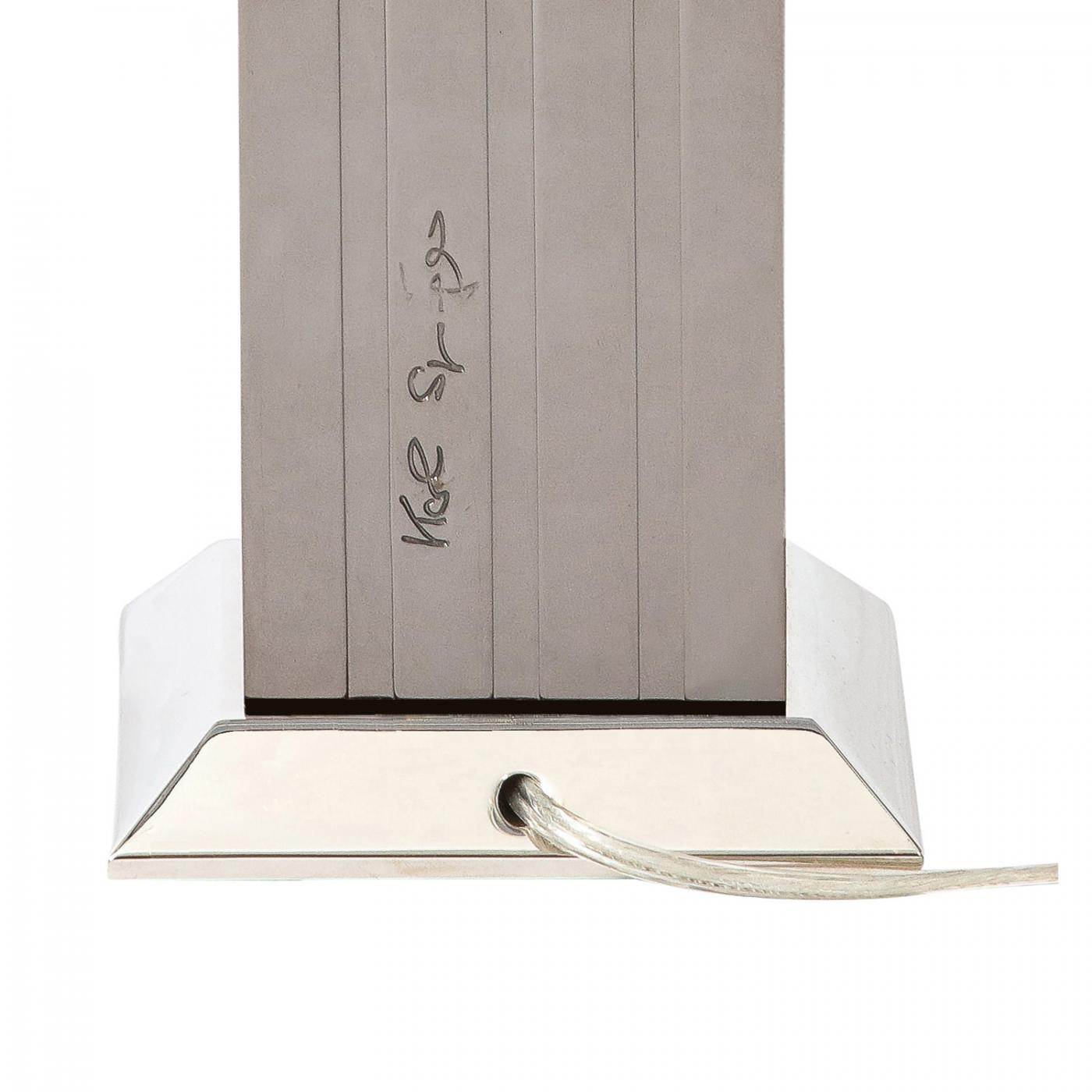 Karl Springer - Karl Springer Pair of Stunning Polished Gunmetal Table ...