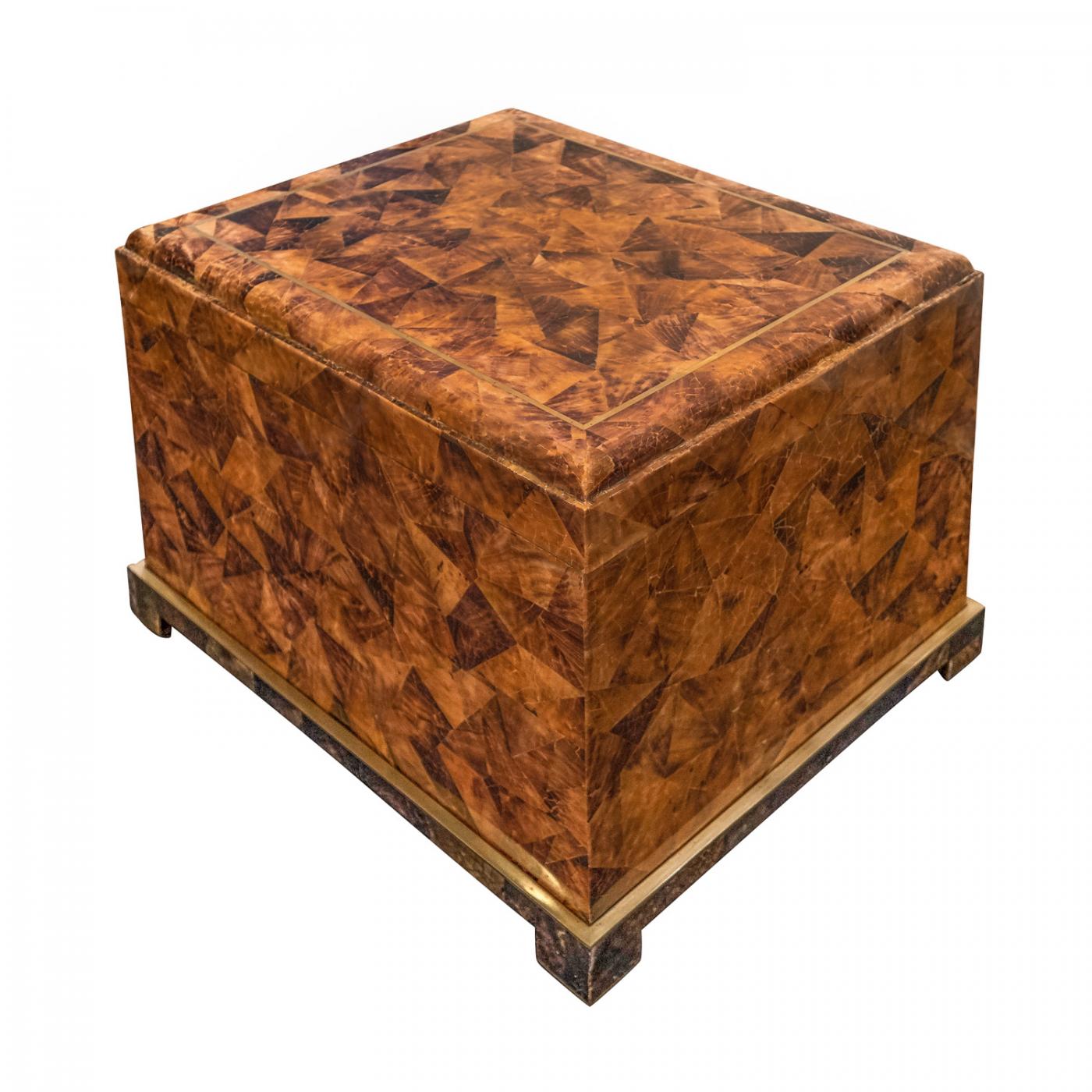 Karl Springer - Karl Springer Stunning "Kyoto Box" In Tessellated ...