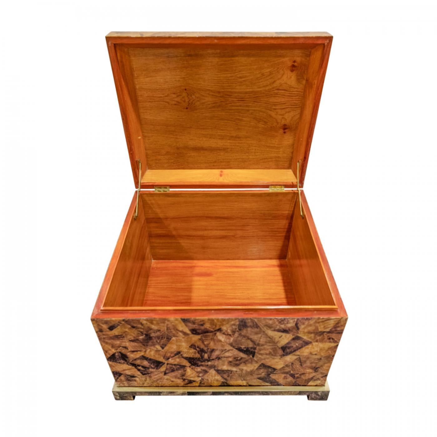 Karl Springer - Karl Springer Stunning "Kyoto Box" In Tessellated ...