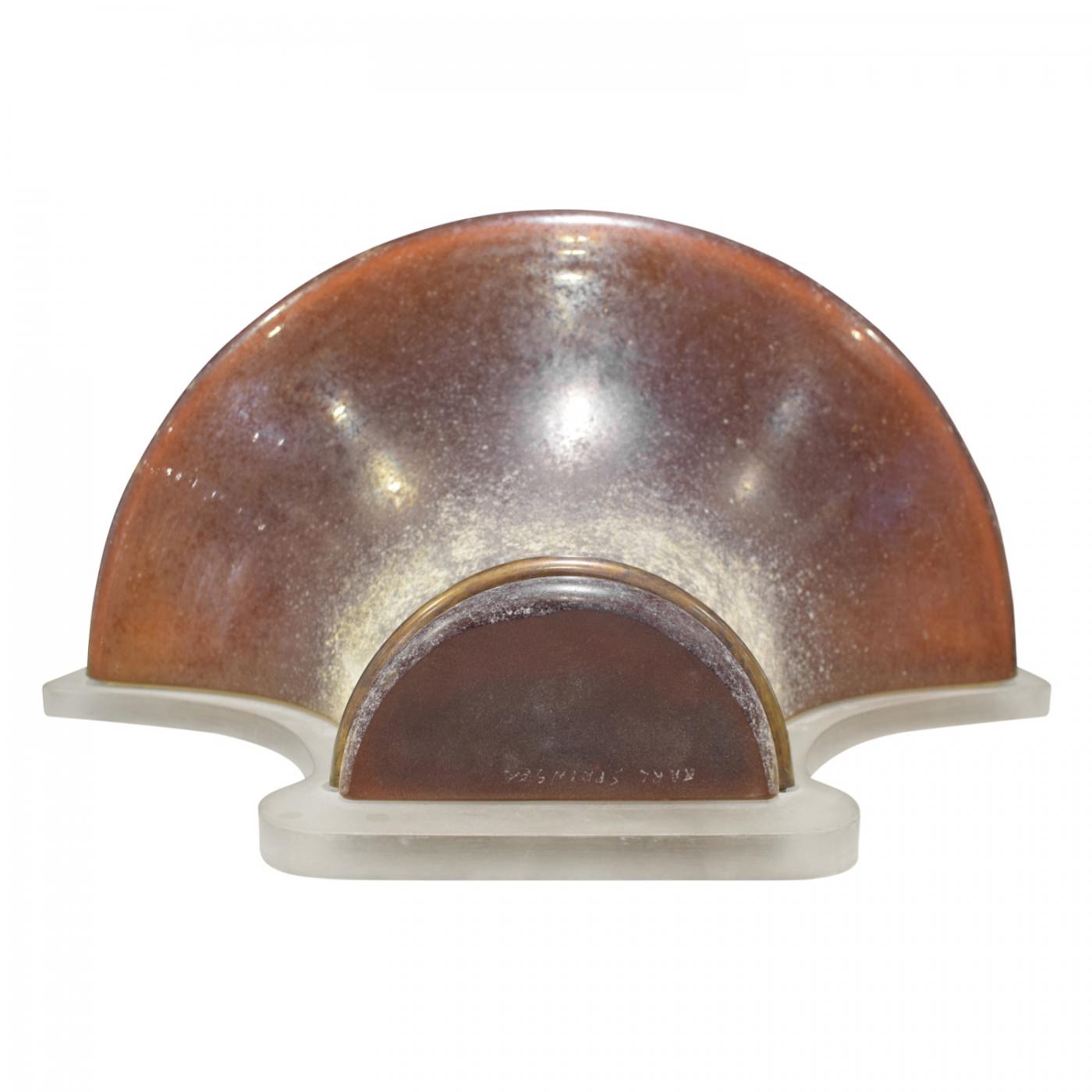 Karl Springer - Karl Springer "Venetian Glass Wall Sconce" 1980s (Signed)