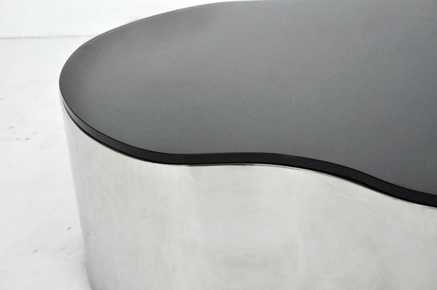 Karl Springer - Large Free-Form Coffee Table by Karl Springer