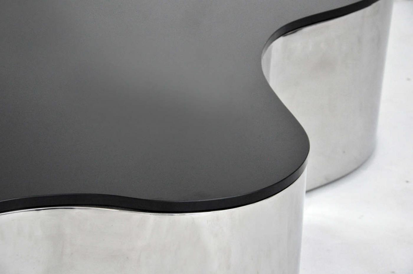 Karl Springer - Large Free-Form Coffee Table by Karl Springer