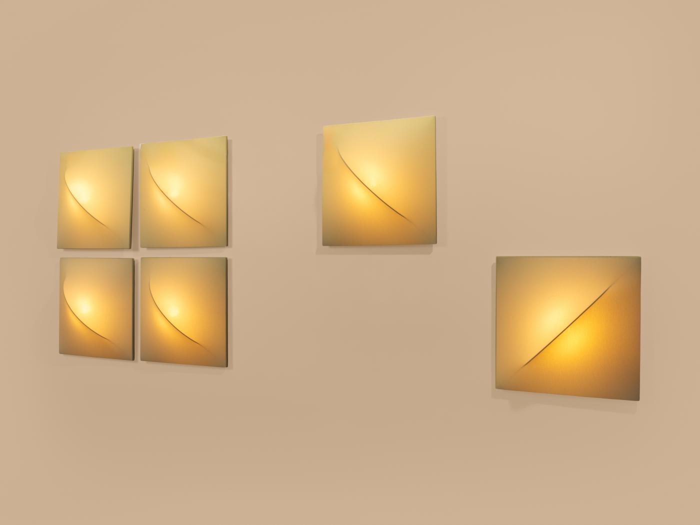 Kazuhide Takahama - Set of six Kazuhide Takahama Saori wall lights 1970s