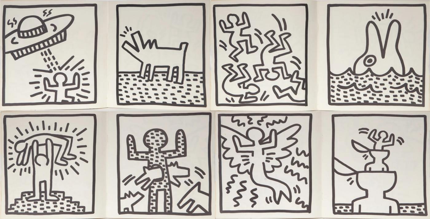 Keith Haring - Coloring Book - signed