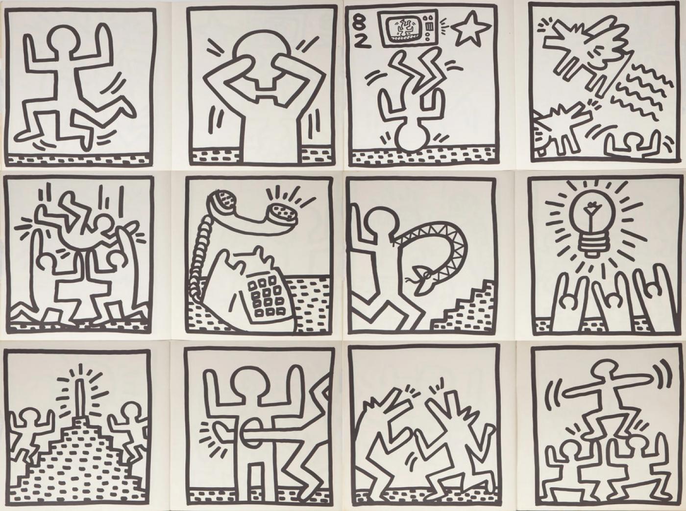 Keith Haring - Coloring Book - signed