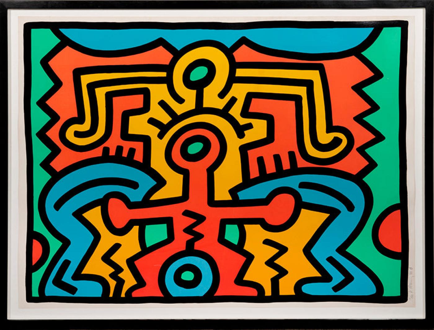 Keith Haring - Growing #5 by Keith Haring