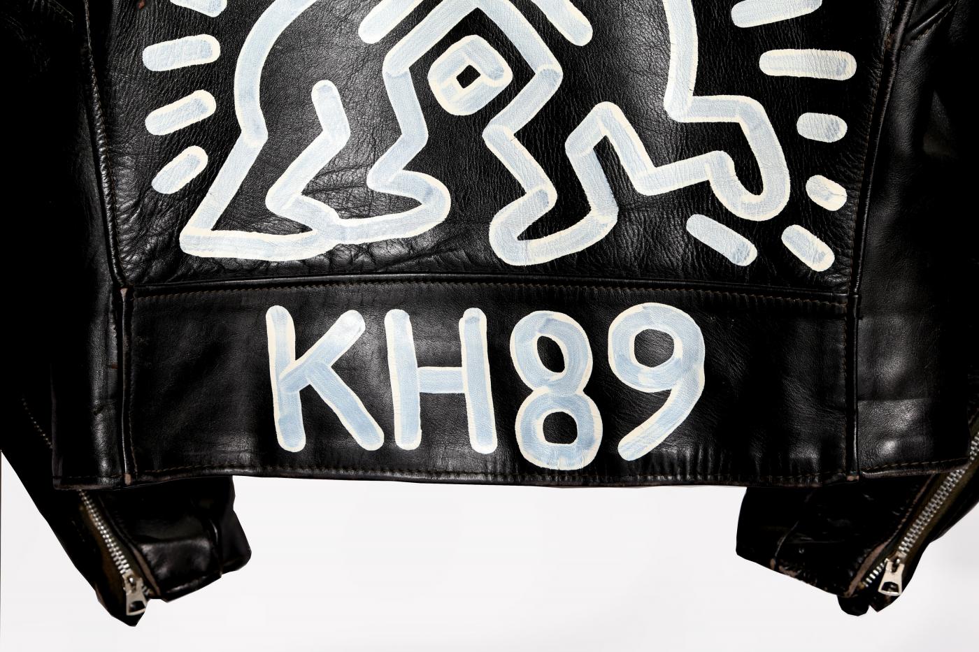 Keith Haring - Schott Brothers Motorcycle Jacket Painting